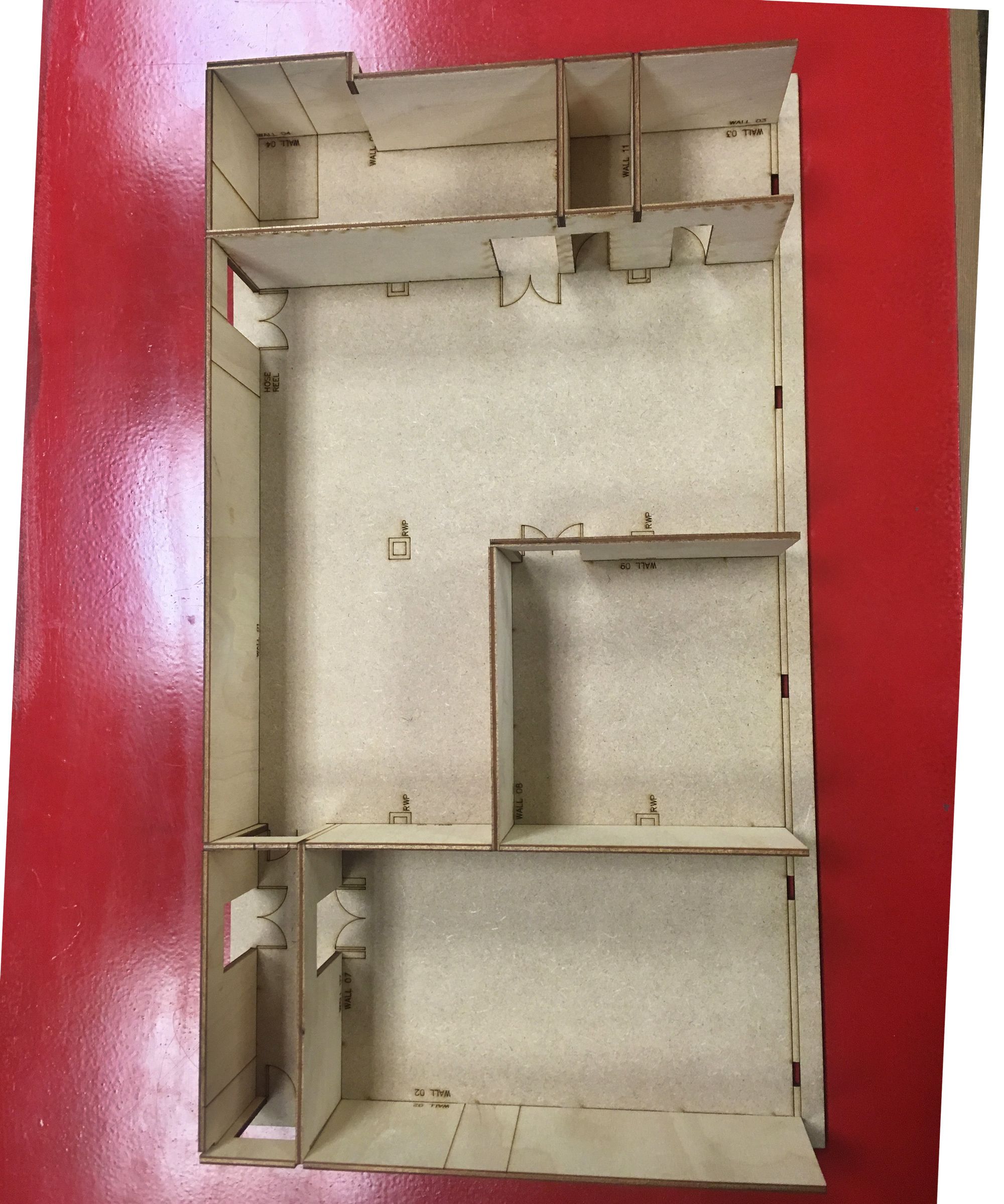 Architecture and Interior Design Scale Model for Laser Cut : 4 Steps ...