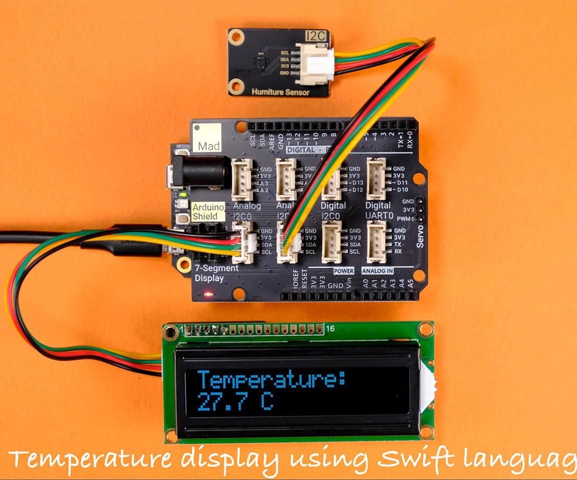 Display the Temperature on LCD Using Swift Language : 7 Steps ...