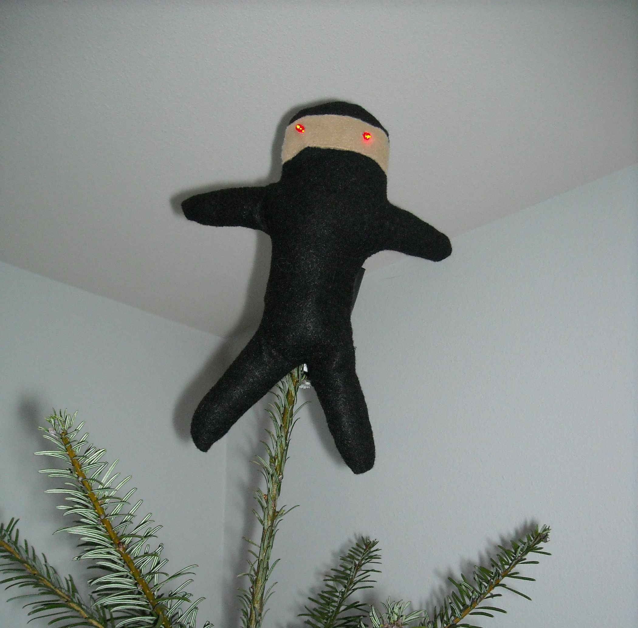 Ninja Tree Topper (with Light Up Eyes!) : 8 Steps (with Pictures ...