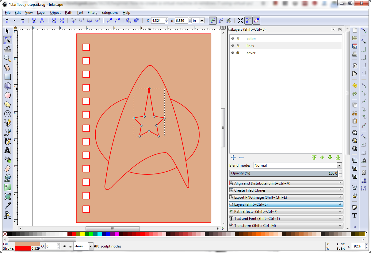 Star Trek Stained Glass Notebook : 8 Steps (with Pictures) - Instructables