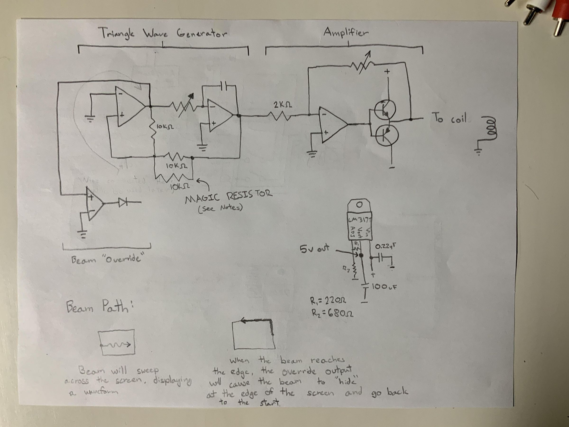 Mini Battery Powered CRT Oscilloscope : 7 Steps (with Pictures ...