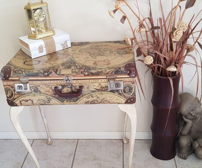How to Make a Vintage Suitcase Table : 16 Steps - Instructables