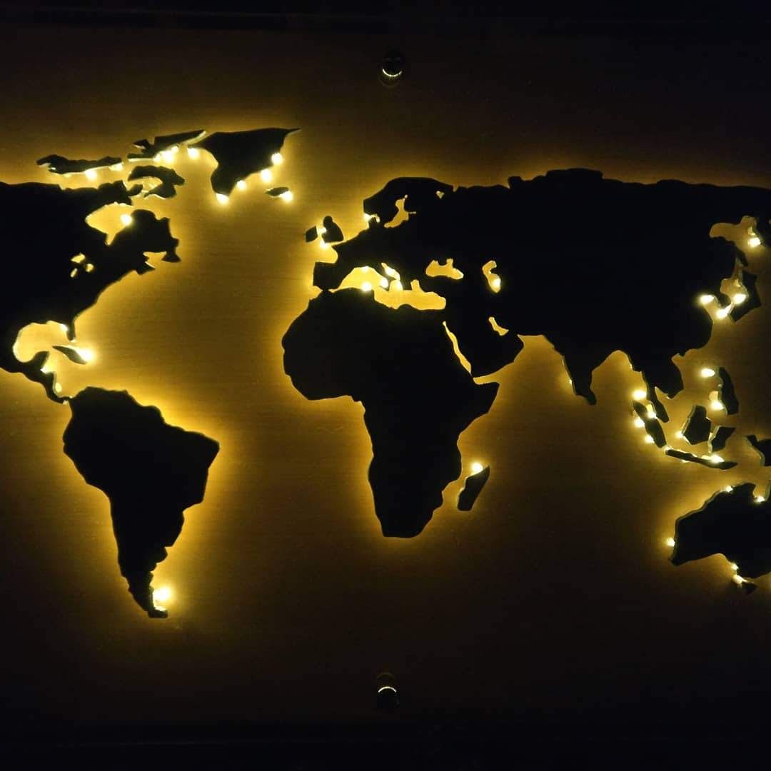 Backlit World Map Coffee Table : 5 Steps (with Pictures) - Instructables