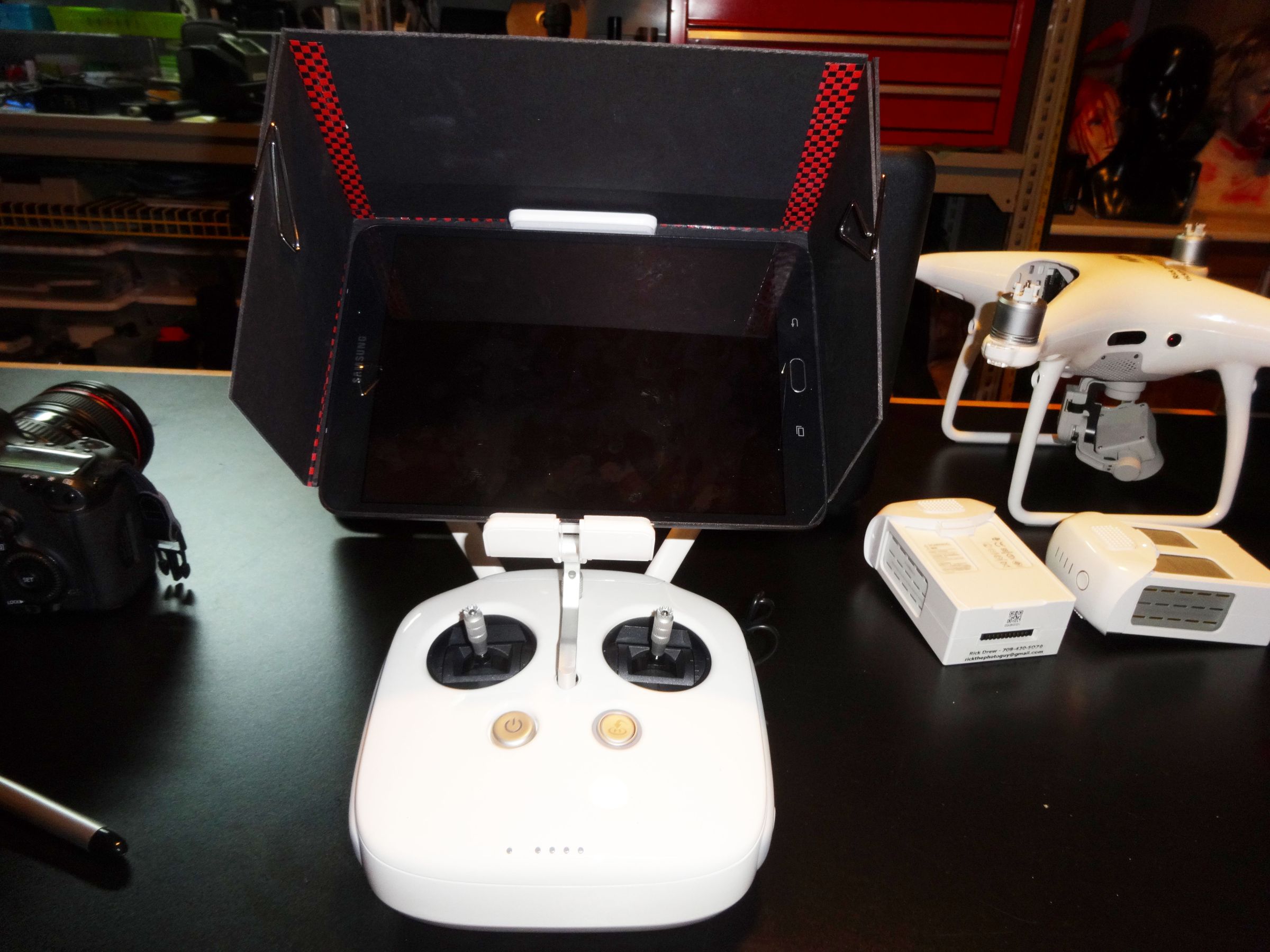 Tablet Sun Shield for Drone Remote - Updated! : 8 Steps (with Pictures ...