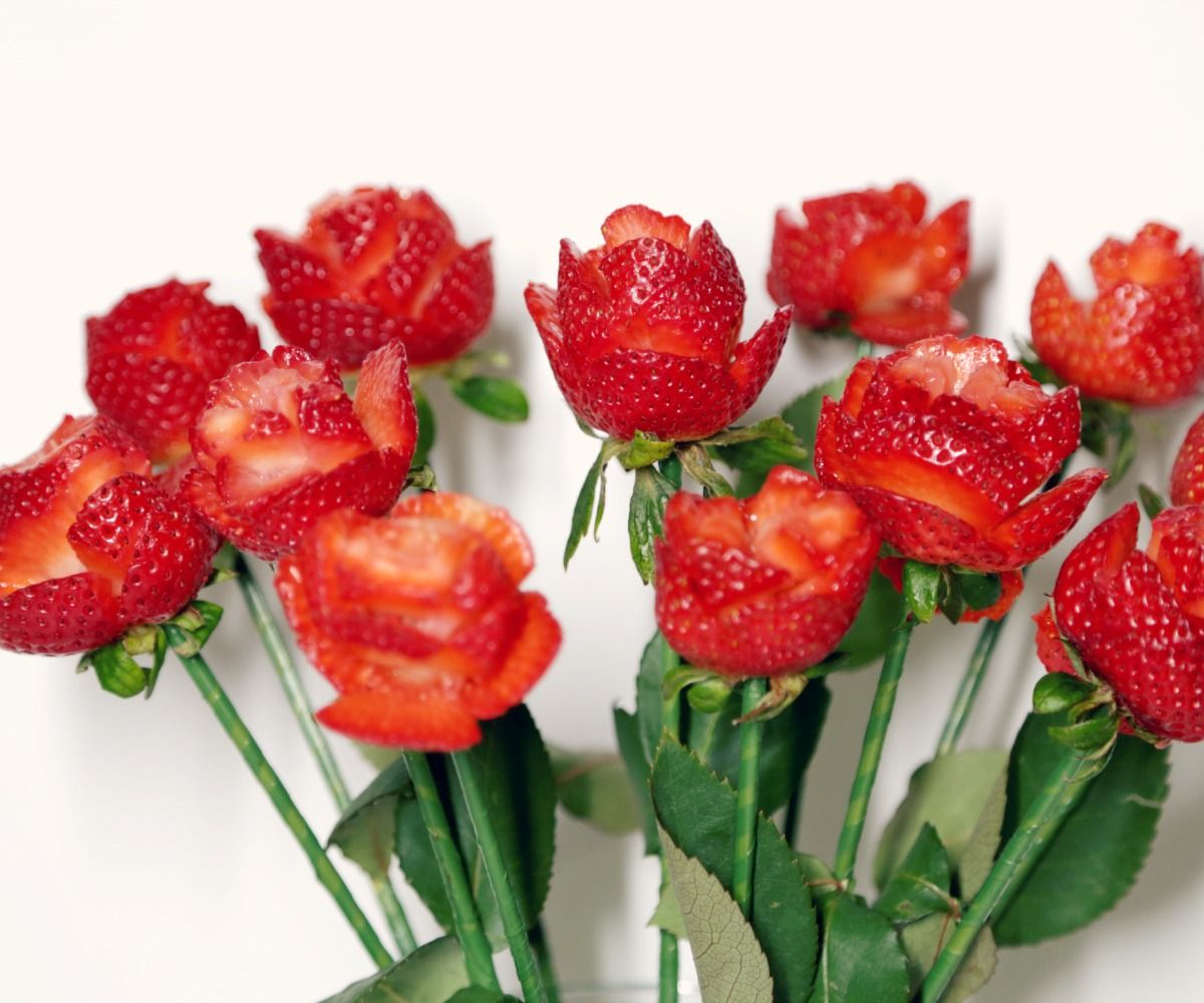 How to Make Strawberry Roses : 7 Steps (with Pictures) - Instructables
