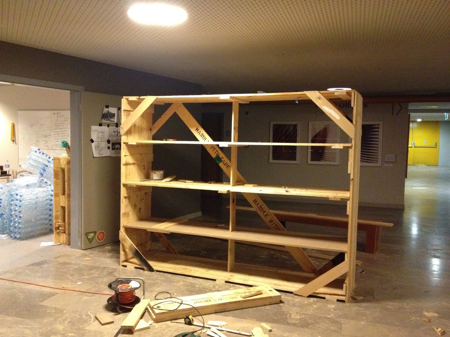 Huge Wooden Shelves : 6 Steps (with Pictures) - Instructables