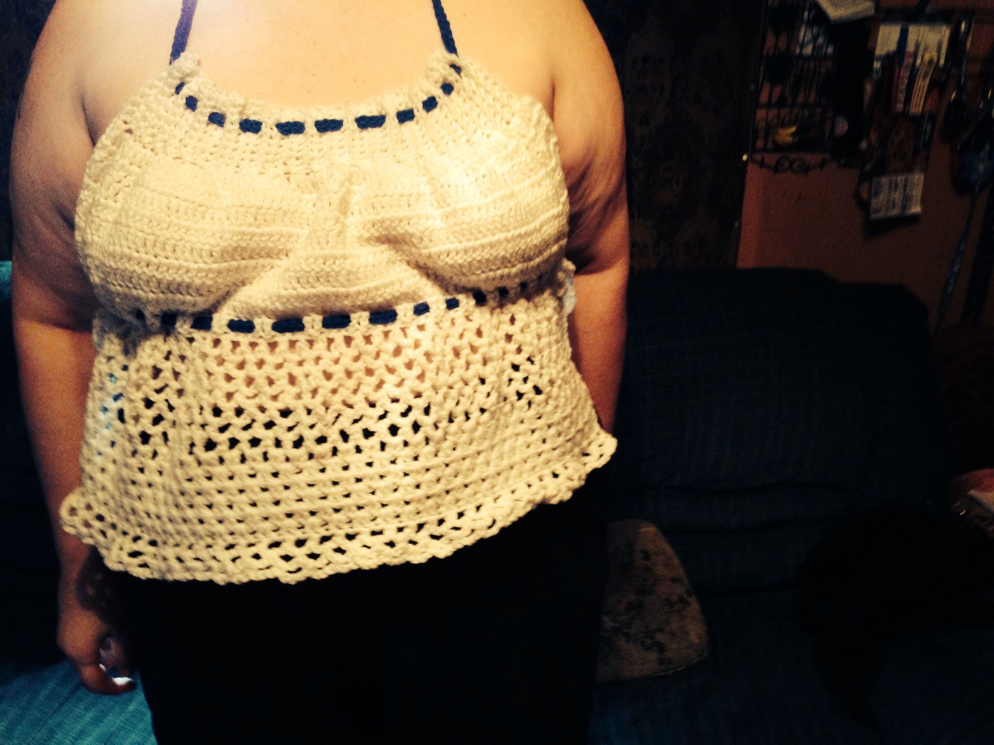 Crocheted Halter Swim Top : 3 Steps - Instructables