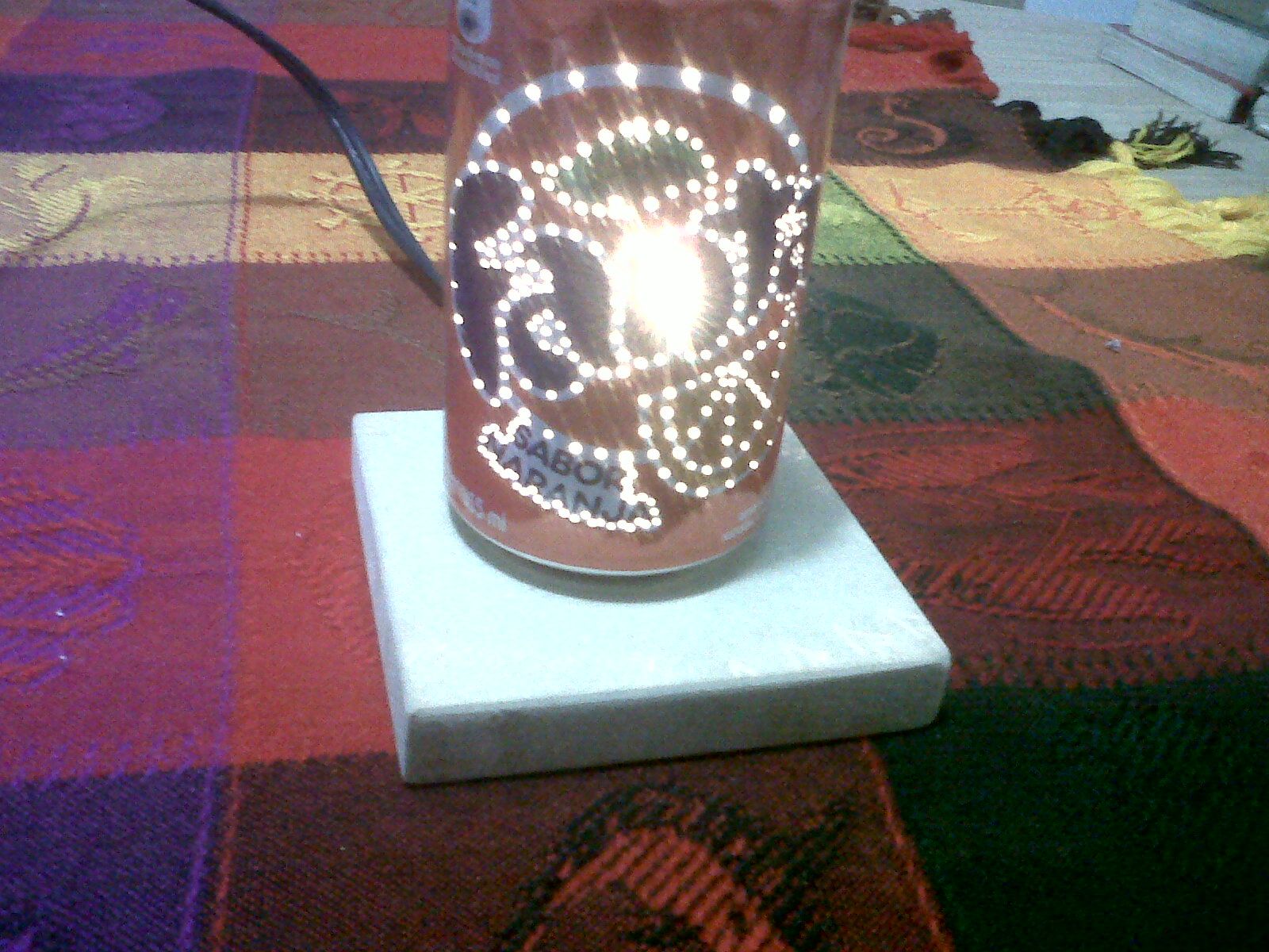 How to Make a Soda Can Lamp : 8 Steps - Instructables