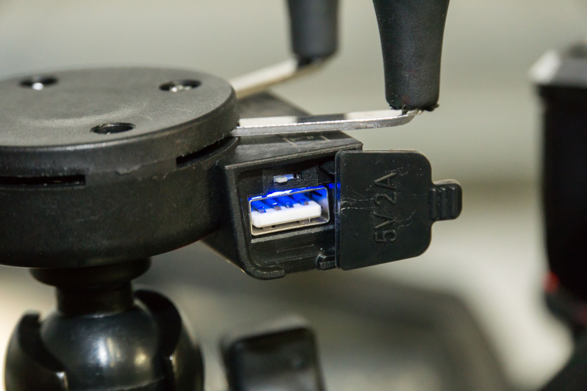 DIY - Kawasaki USB Smartphone Charger Install : 10 Steps (with Pictures ...