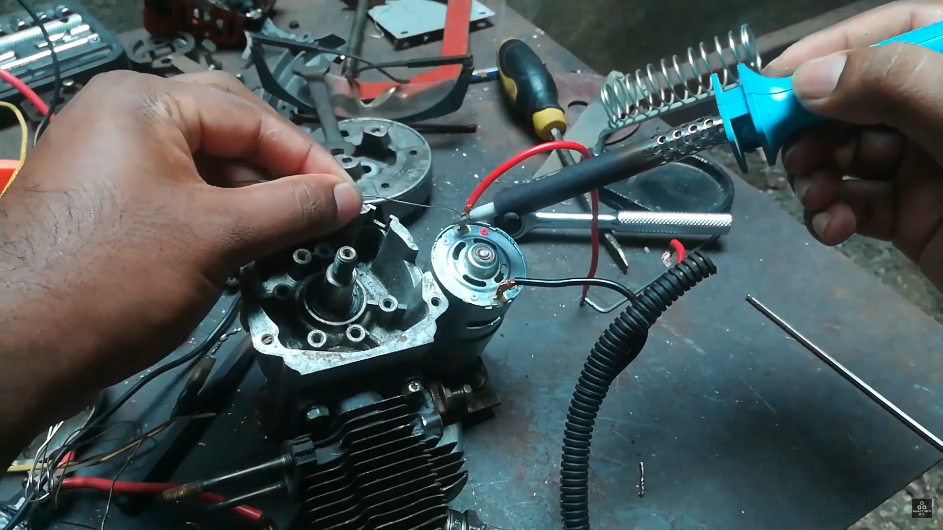 Durable Tire Inflator From 2 Stroke Engine : 11 Steps (with Pictures ...