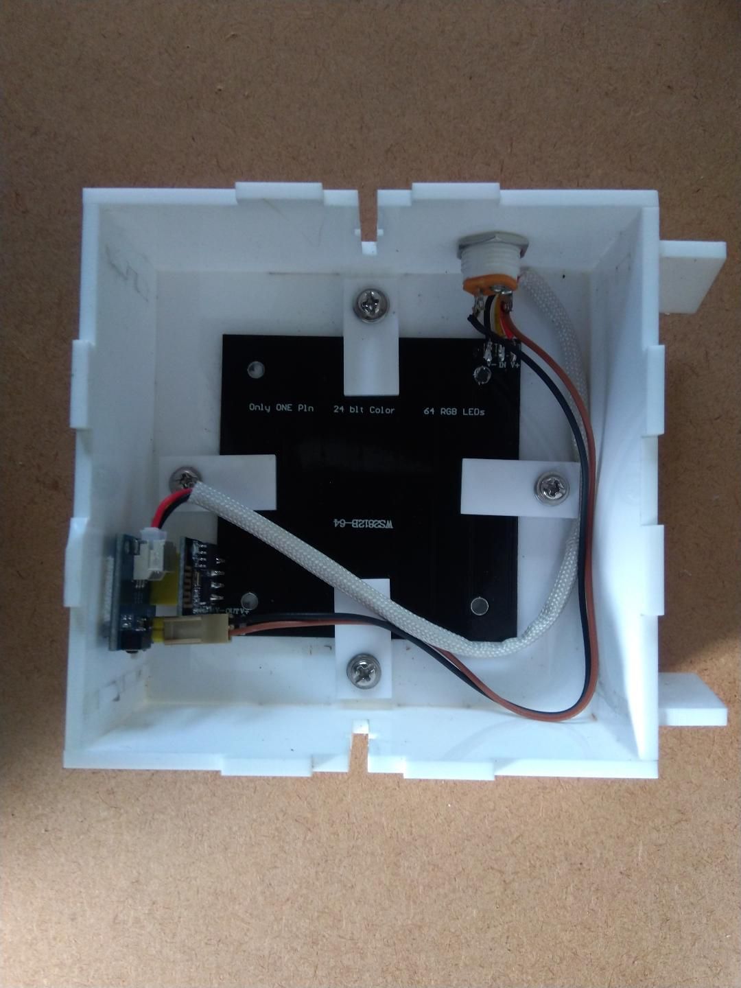 Tiny Network Fibonacci Clock With Ws2812 8x8 Matrix With 1 Minute Display : 6 Steps - Instructables