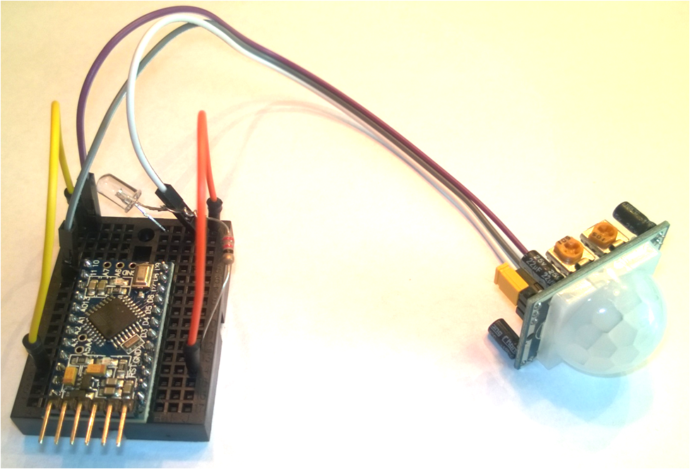 Motion Detector With LED for Beginners : 5 Steps (with Pictures ...