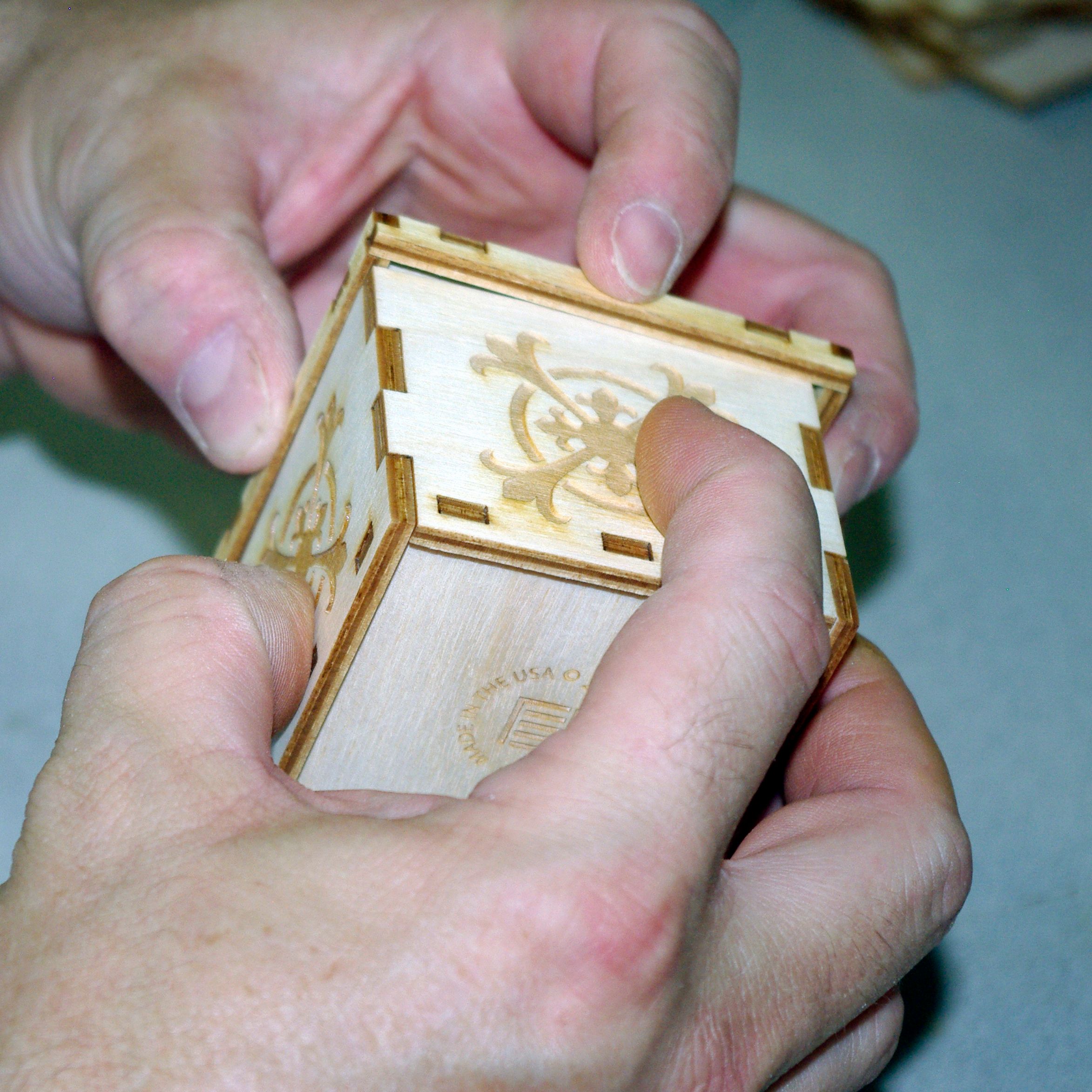 Small Laser Cut Wooden Box (2.5x2.5) : 7 Steps (with Pictures ...