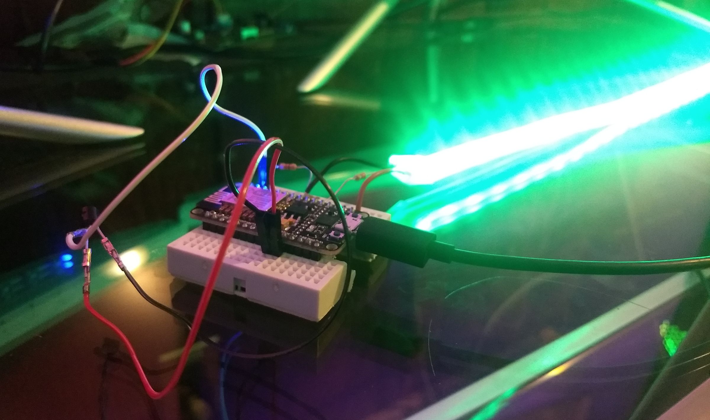 WiFi LED Strip + Temperature Sensor With ESP8266 : 6 Steps - Instructables