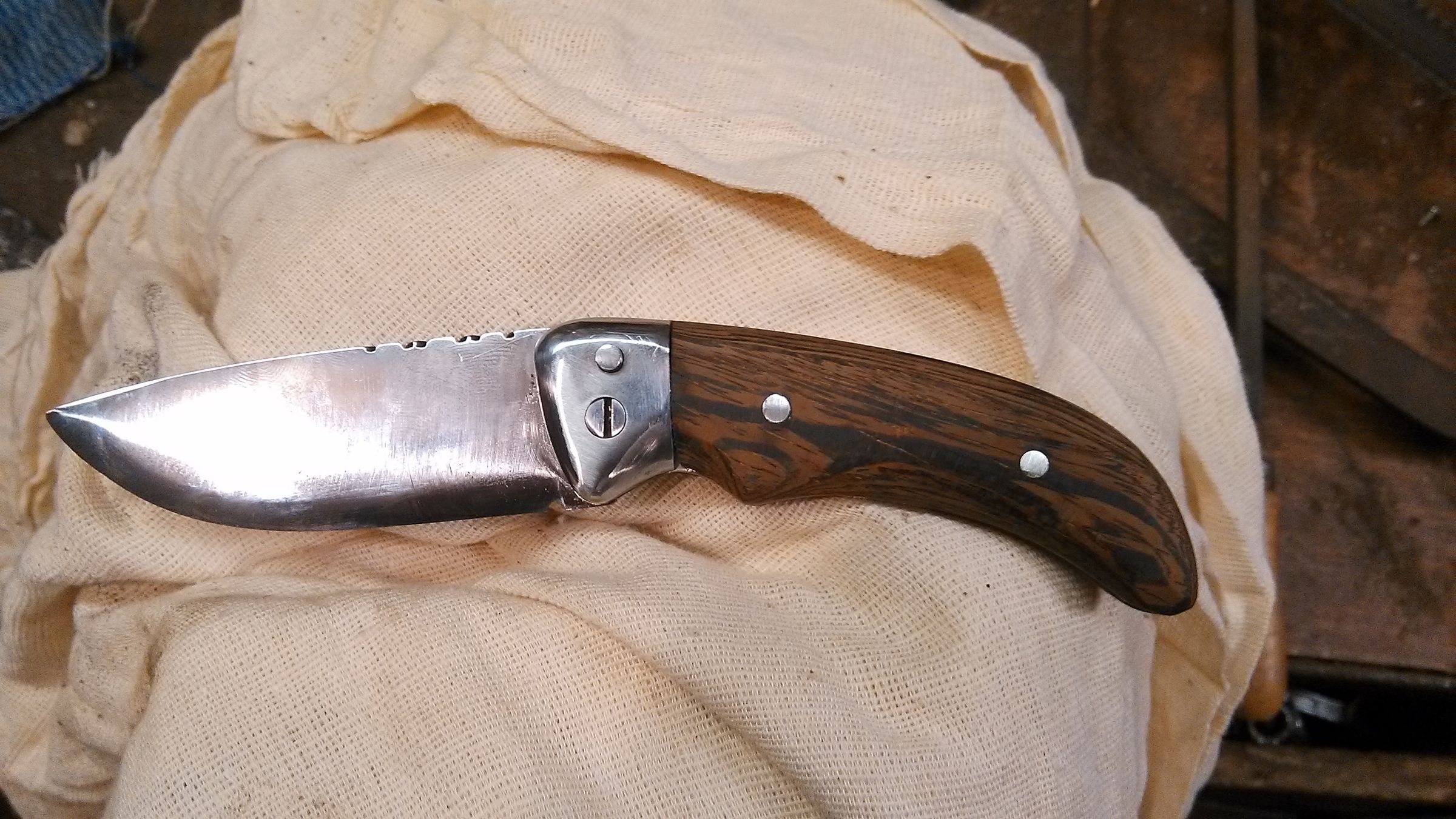 DIY Folding Knife With Button Lock : 11 Steps (with Pictures ...