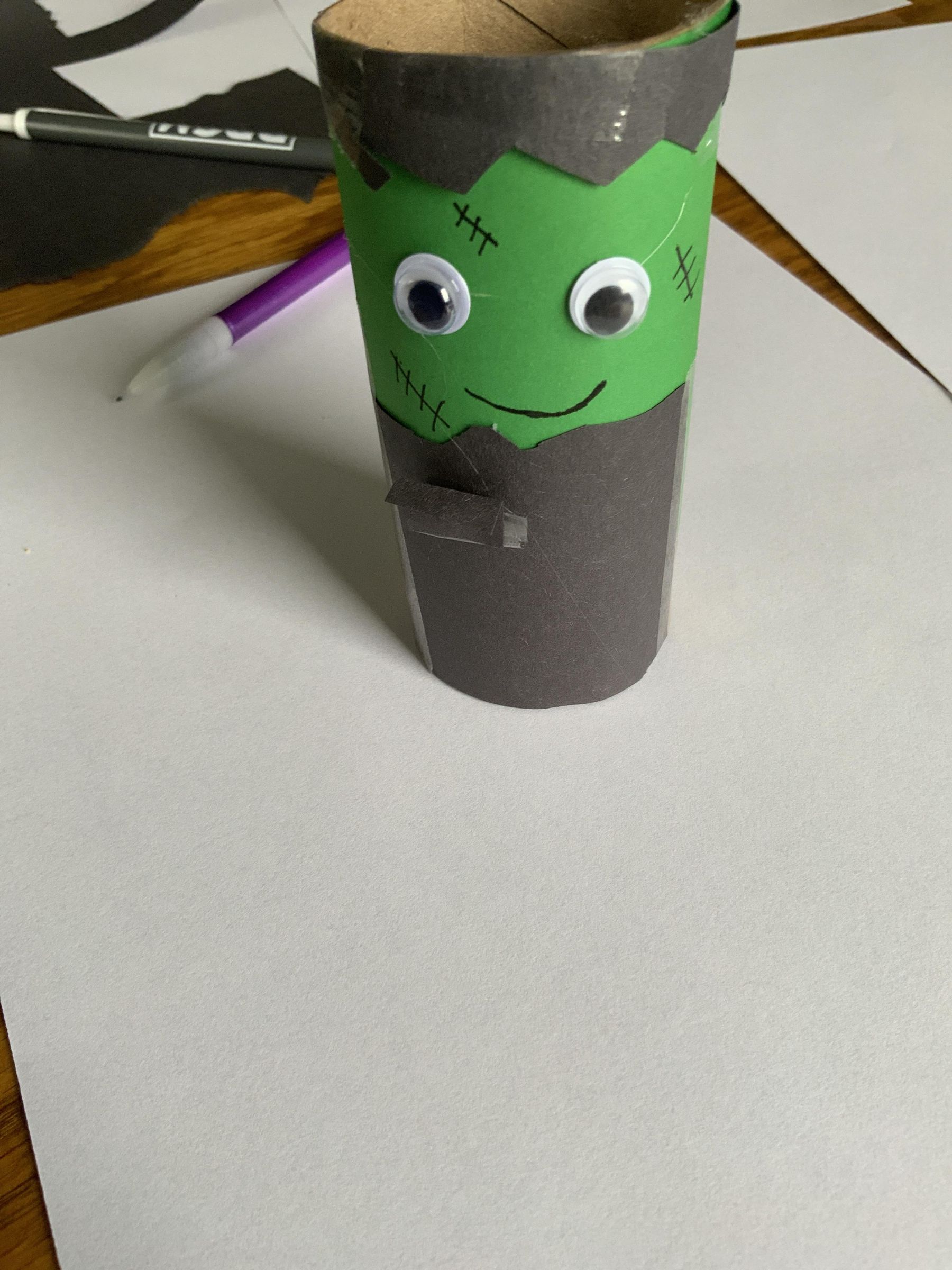 Cardboard Tube Frankenstein : 6 Steps - Instructables