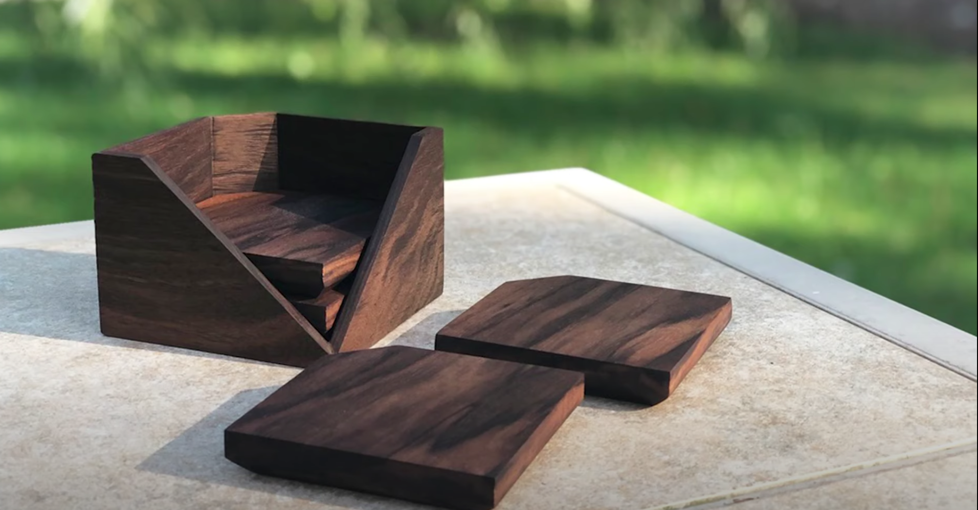 Modern Coasters and Coaster Holder : 6 Steps (with Pictures ...