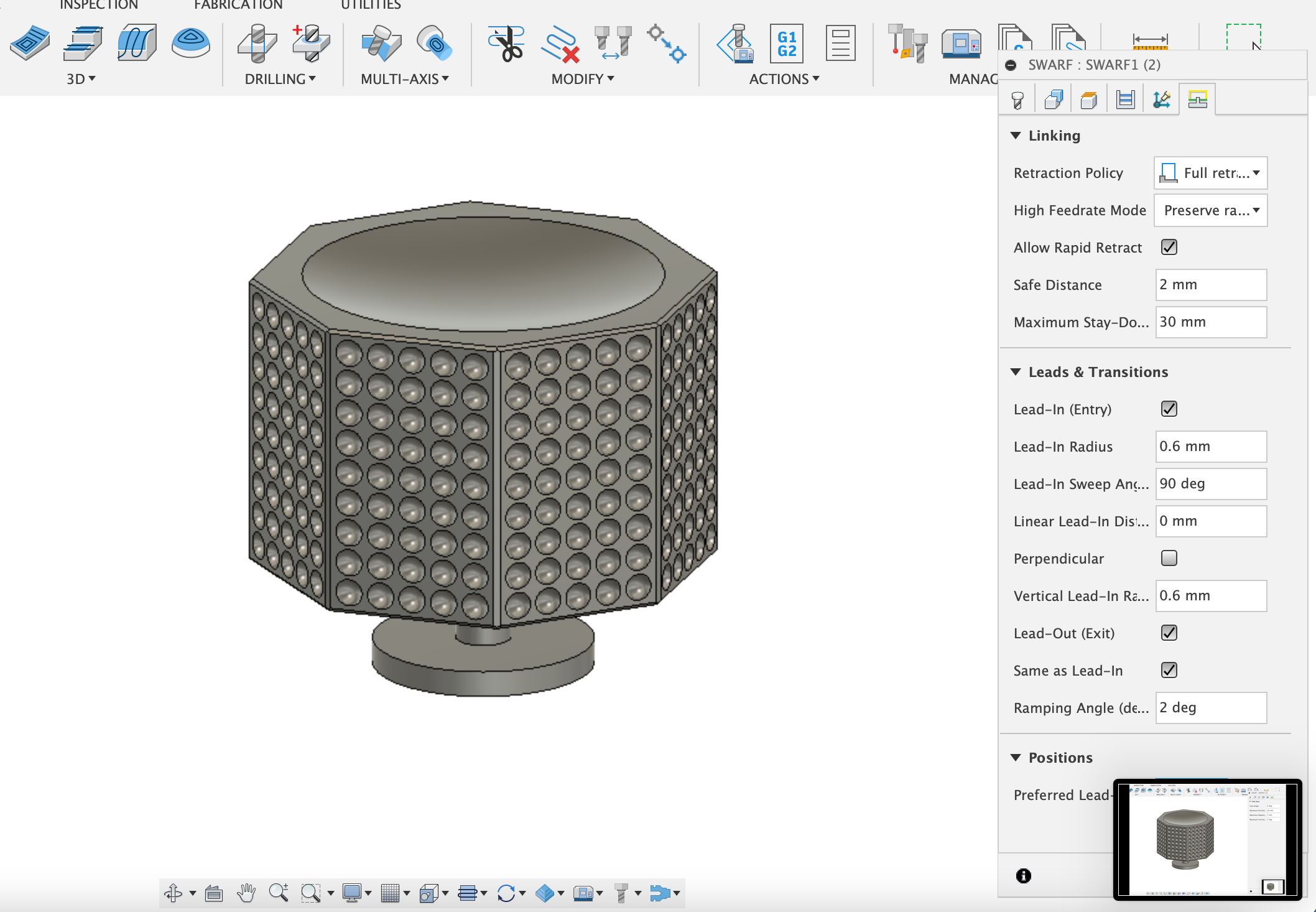 5-Axis CNC Milled Knob Using Fusion 360 Manufacturing : 22 Steps (with ...