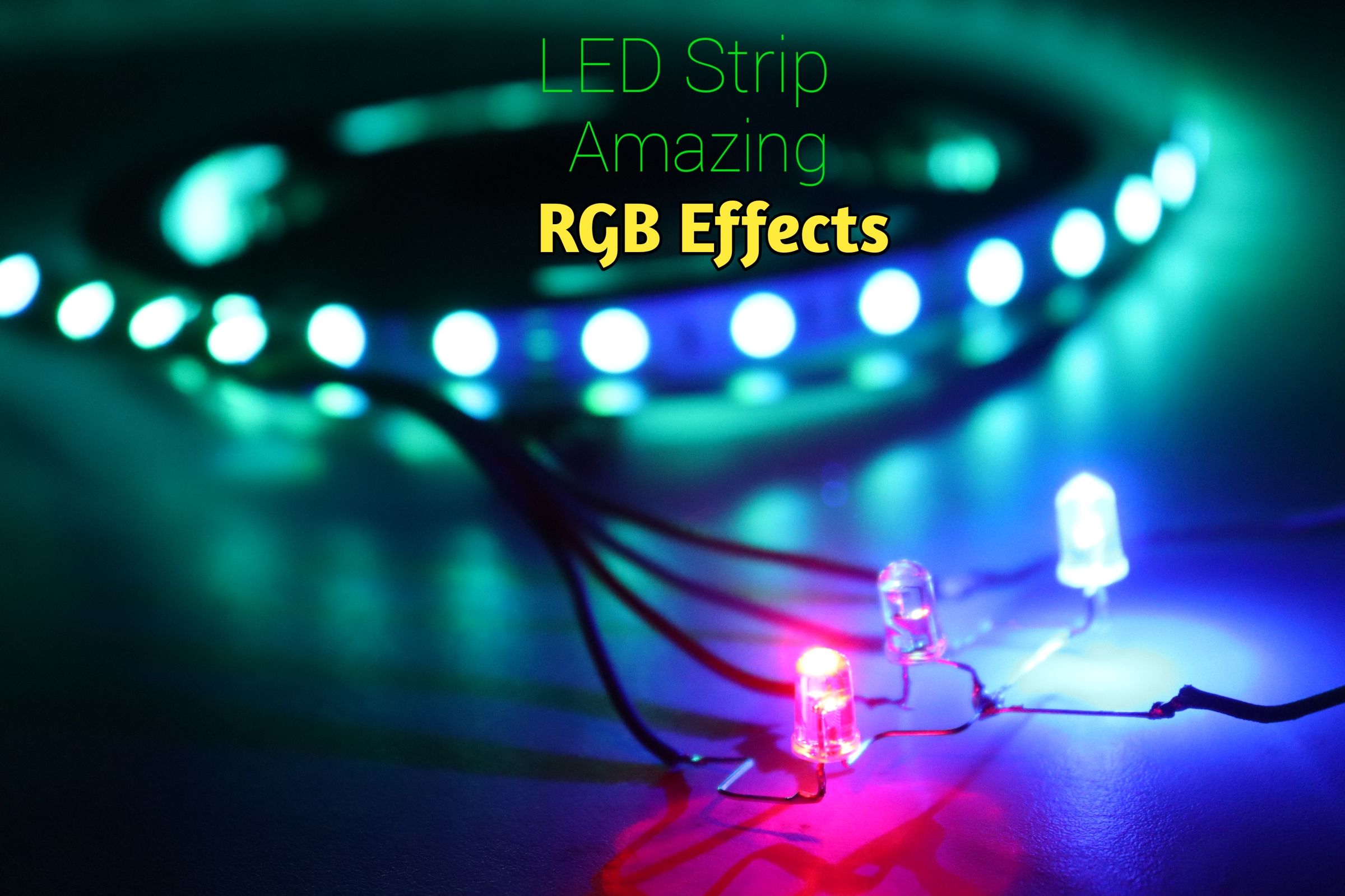 How to Make Amazing Effects RGB LED Strip Circuit : 6 Steps (with ...