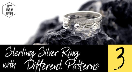 DIY Tutorial - How to Make Sterling Silver Ring With 3 Different ...