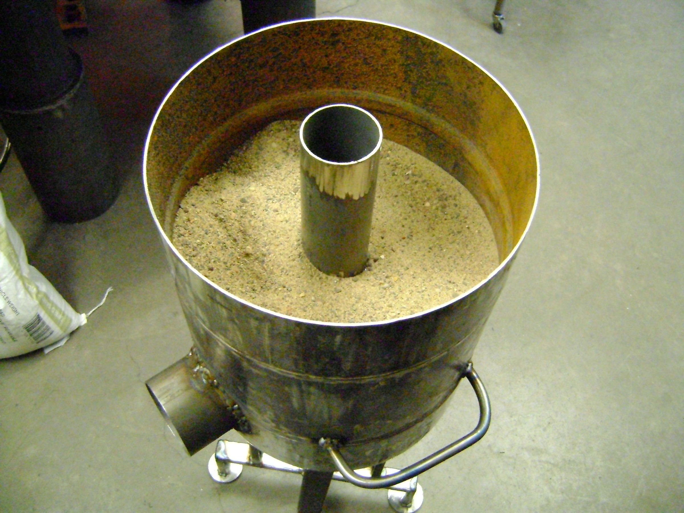 Sawdust Stove Design