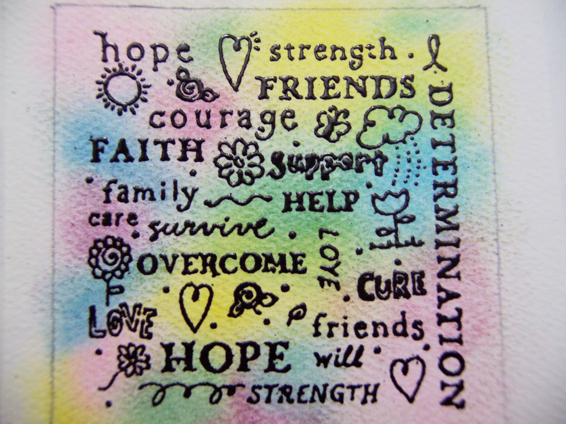 How to Use Heat Embossing and Chalk on Your Cards : 13 Steps ...