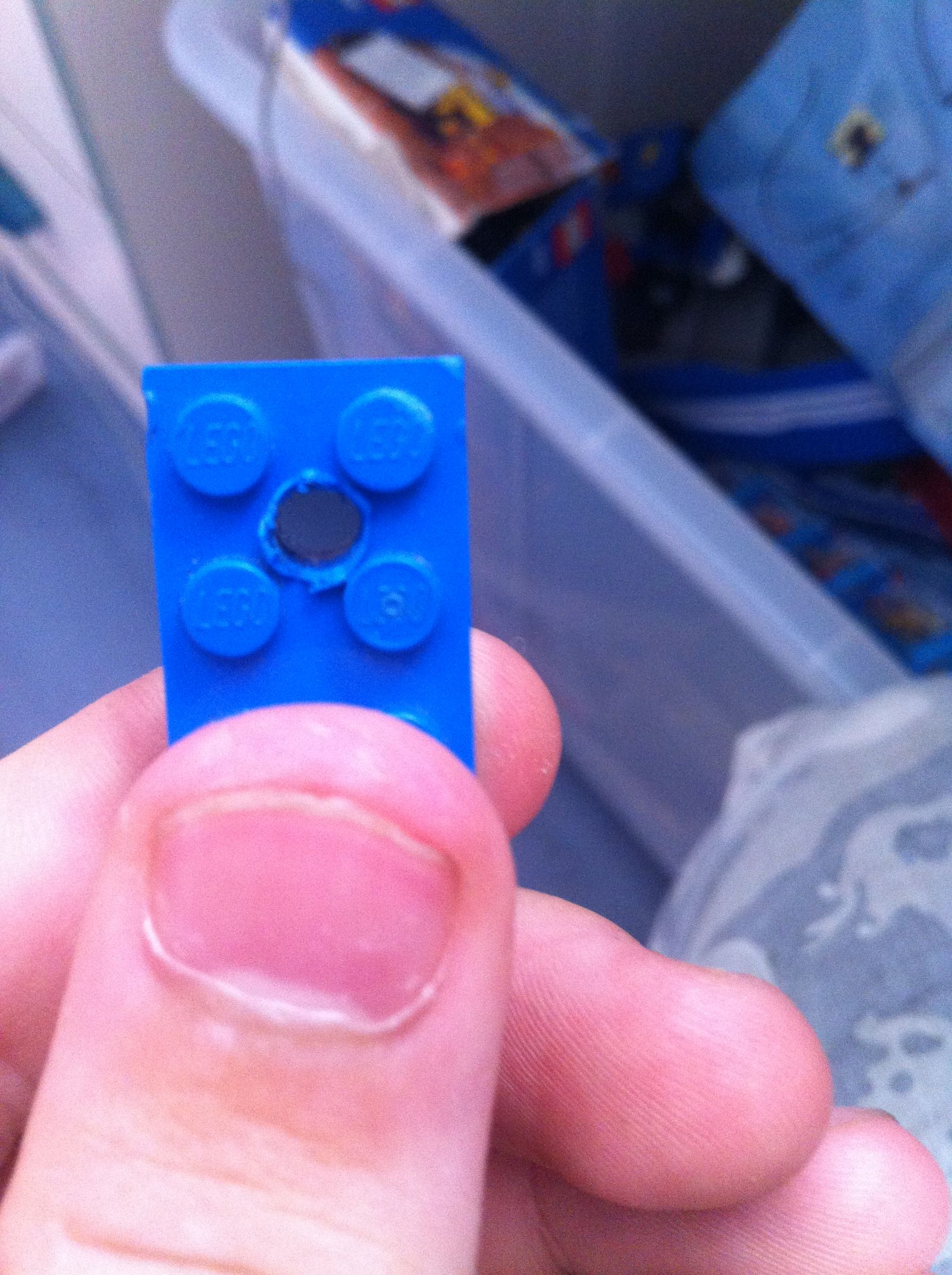 Easy Lego Block Key Chain : 4 Steps - Instructables