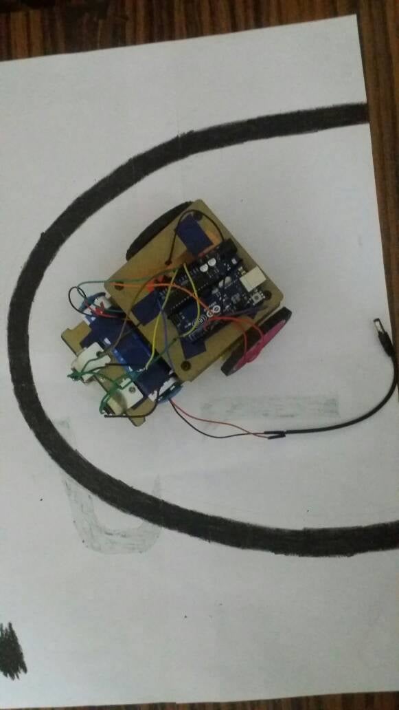 Arduino Based Line Following Robot 5 Steps Instructables