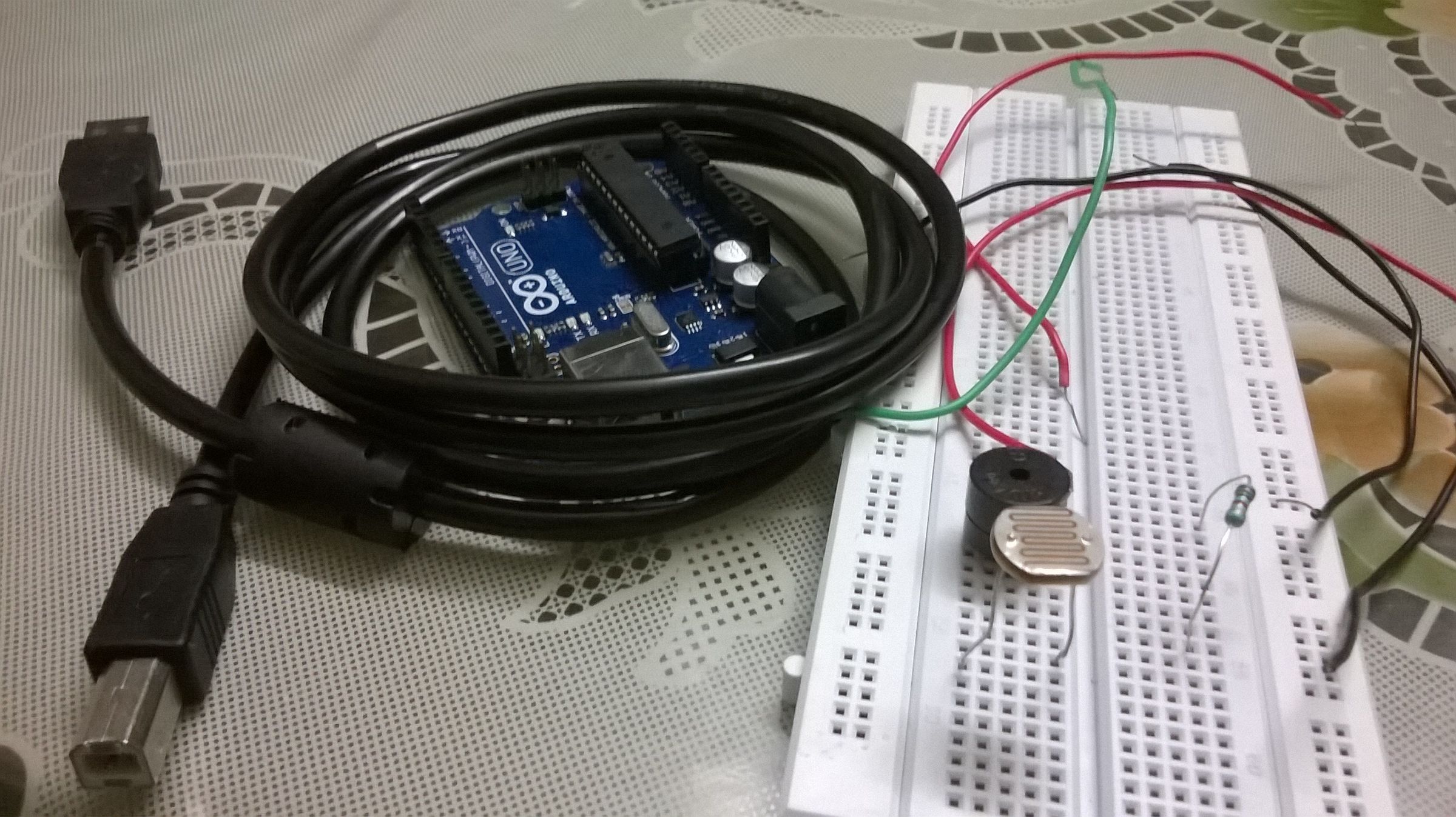 Grab Alarm Using Arduino + LDR + Piezo Buzzer : 6 Steps - Instructables