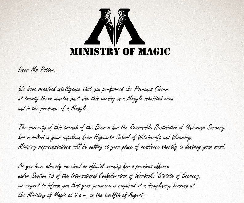 Improper Use of Magic Letter - Harry Potter : 3 Steps - Instructables