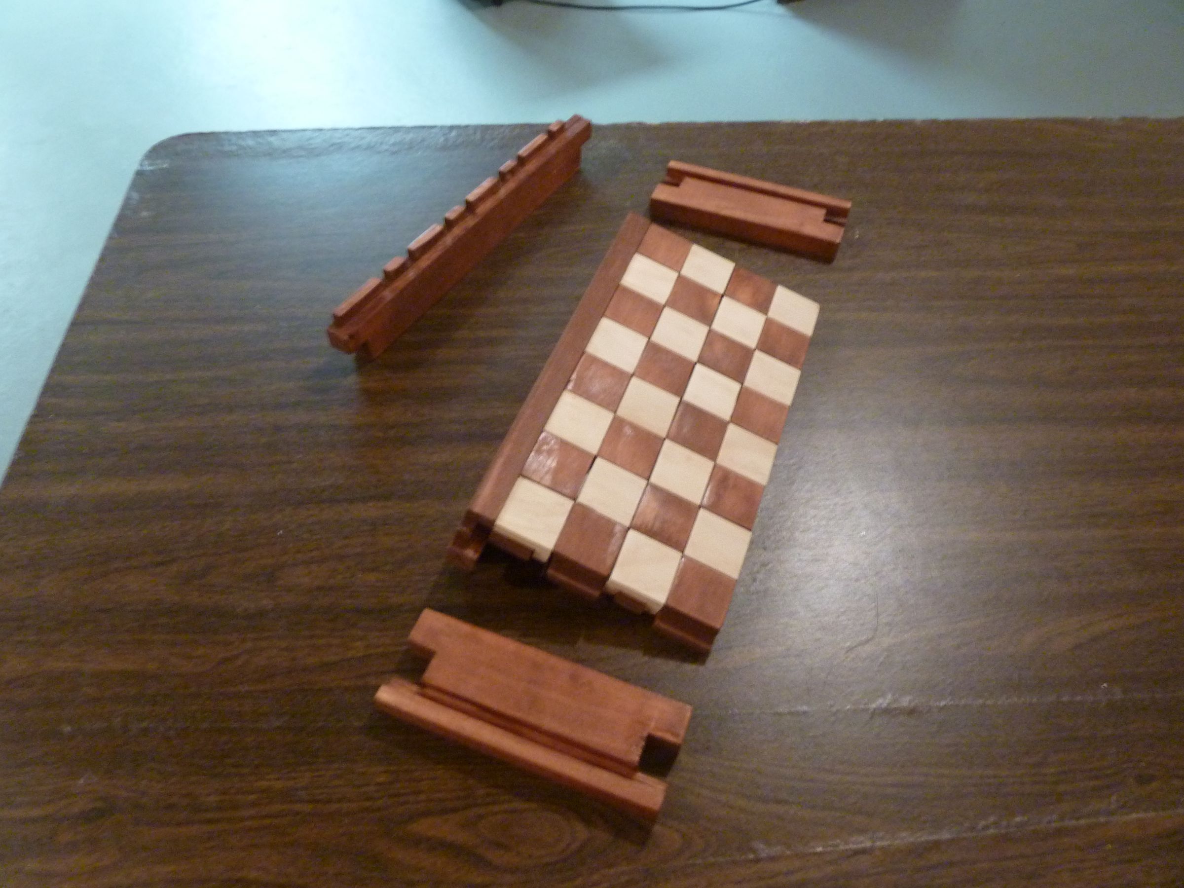 Interlocking Chess/Checker Board Puzzle : 8 Steps (with Pictures ...