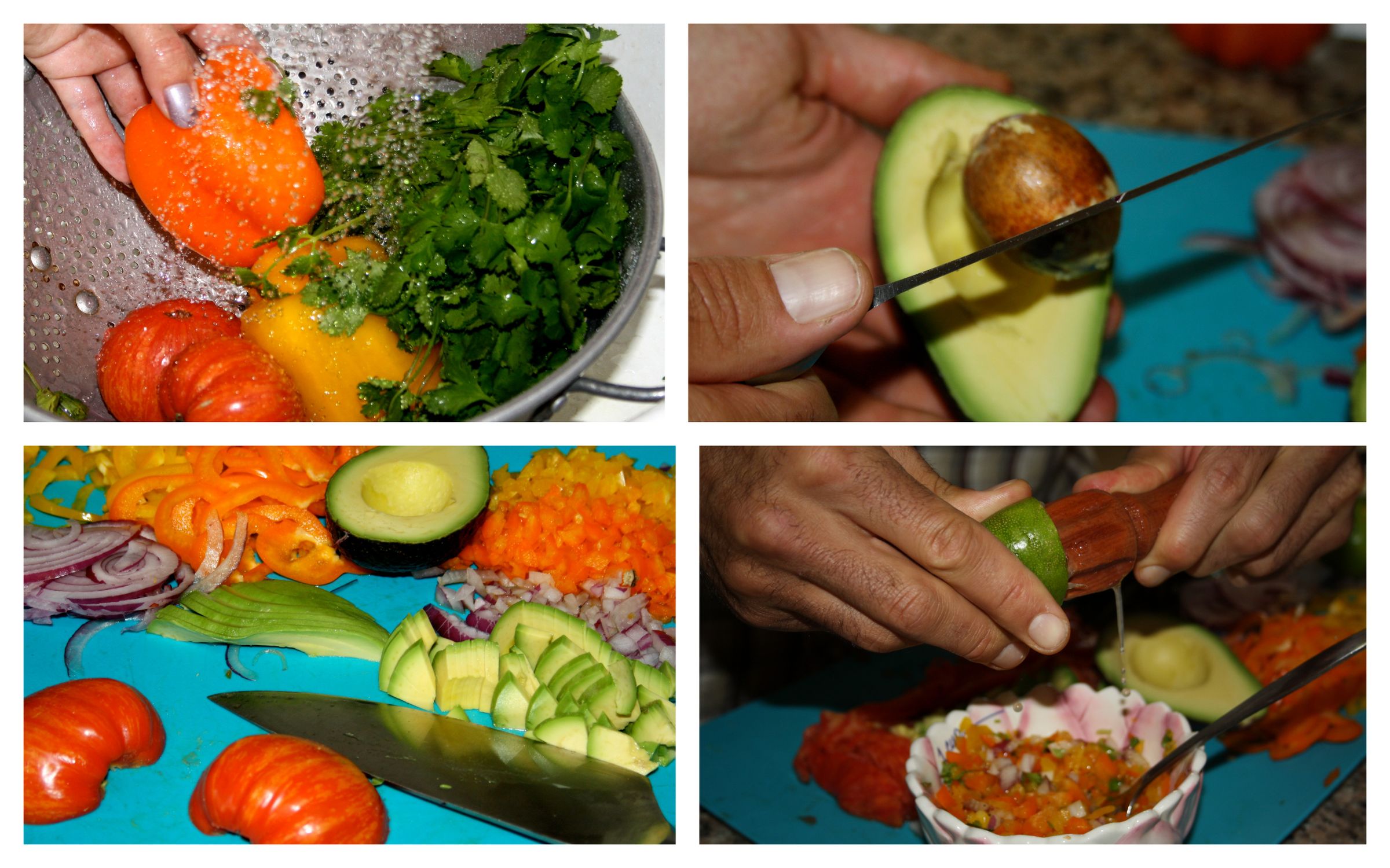 Deconstructed Salsa Crostini With Roasted Chili : 4 Steps (with ...