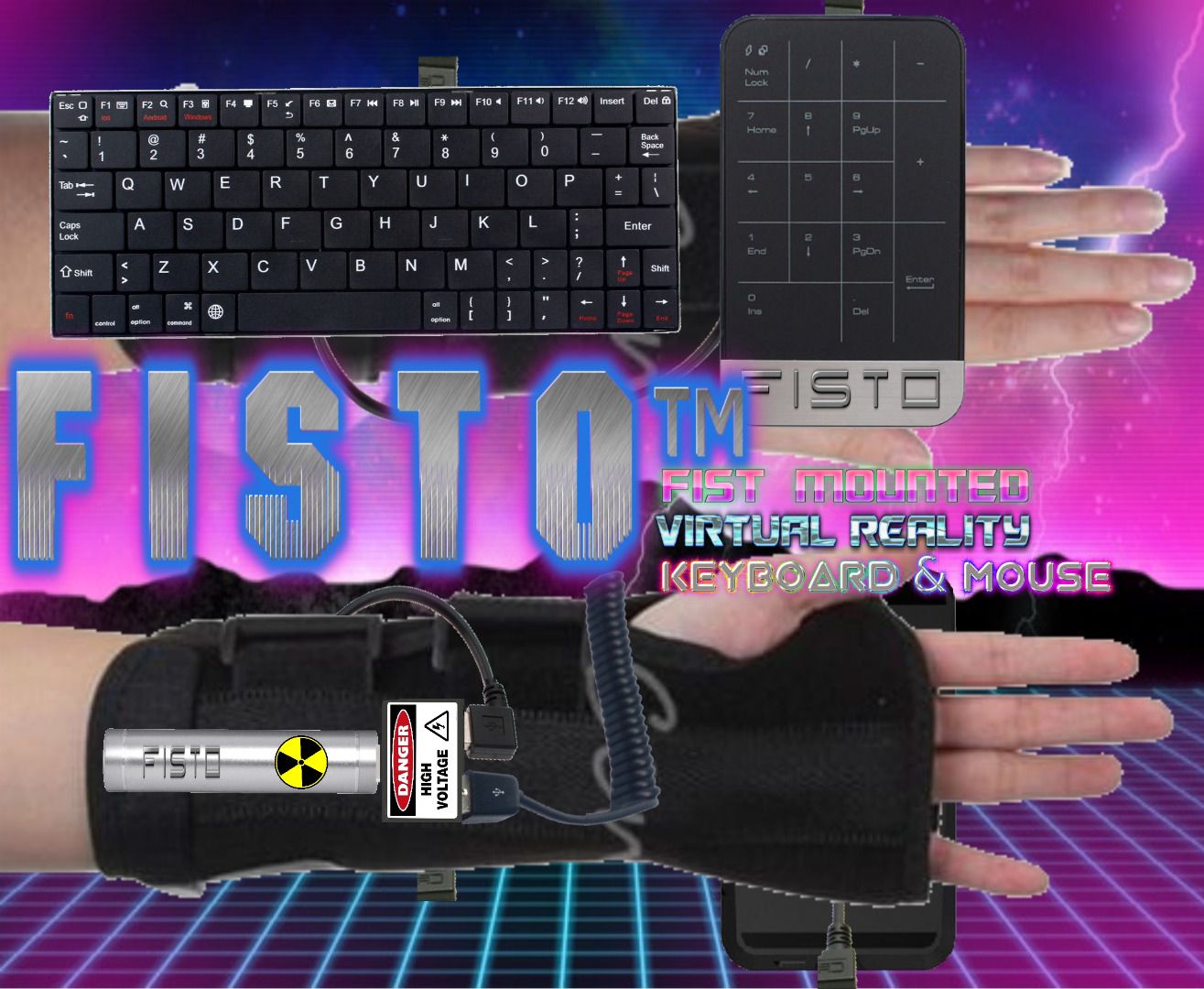 FISTO™ - the Fist Mounted Virtual Reality Keyboard & Mouse : 3 Steps ...