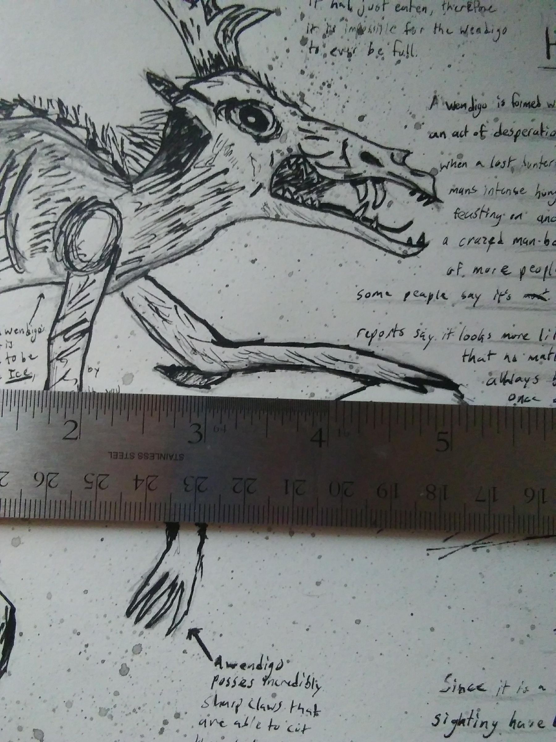A Wendigo's Anatomy Sheet : 8 Steps - Instructables