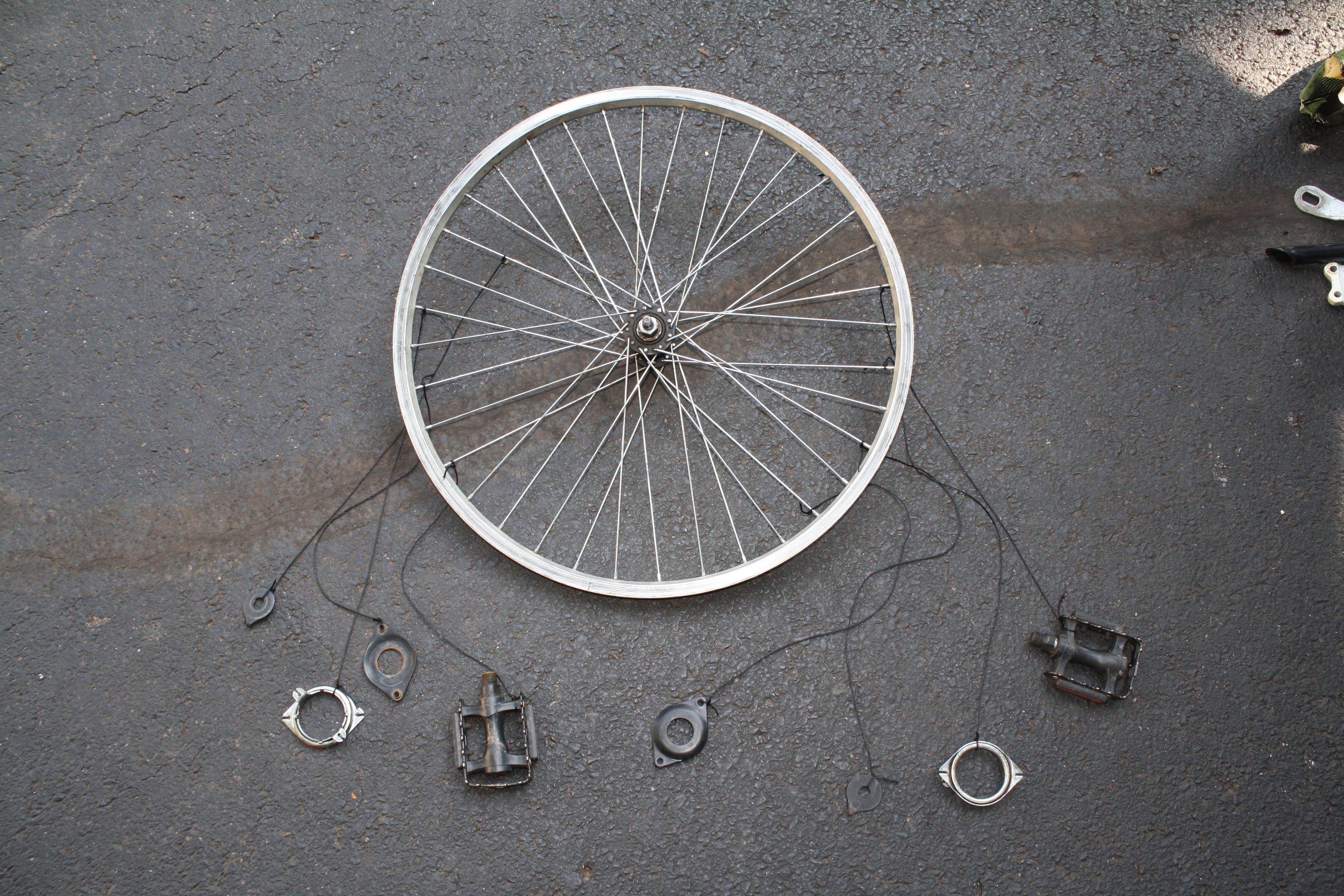 Wind Chimes From Recycled Bicycle Parts : 3 Steps (with Pictures ...