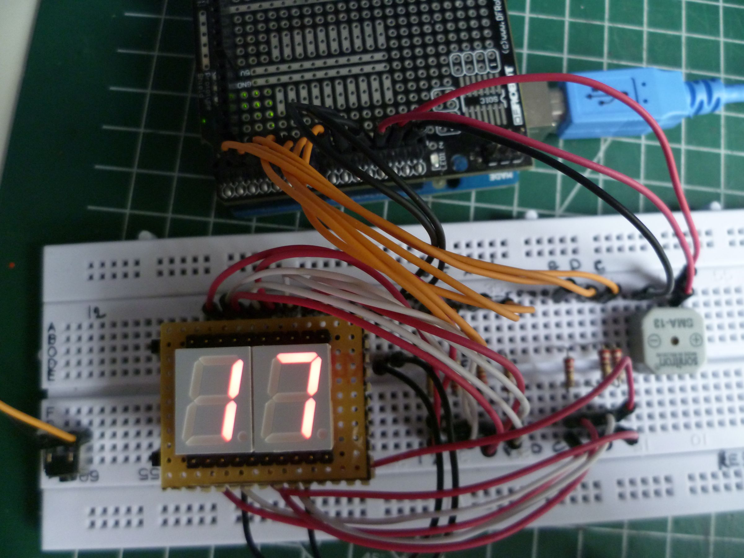 Help With My Arduino Project. (2, 7 Segment With Piezo Buzzer and Relay ...