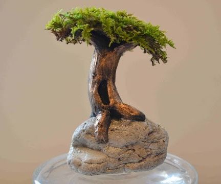 How to Sculpt a Tree on a Rock in Polymer Clay - Instructables