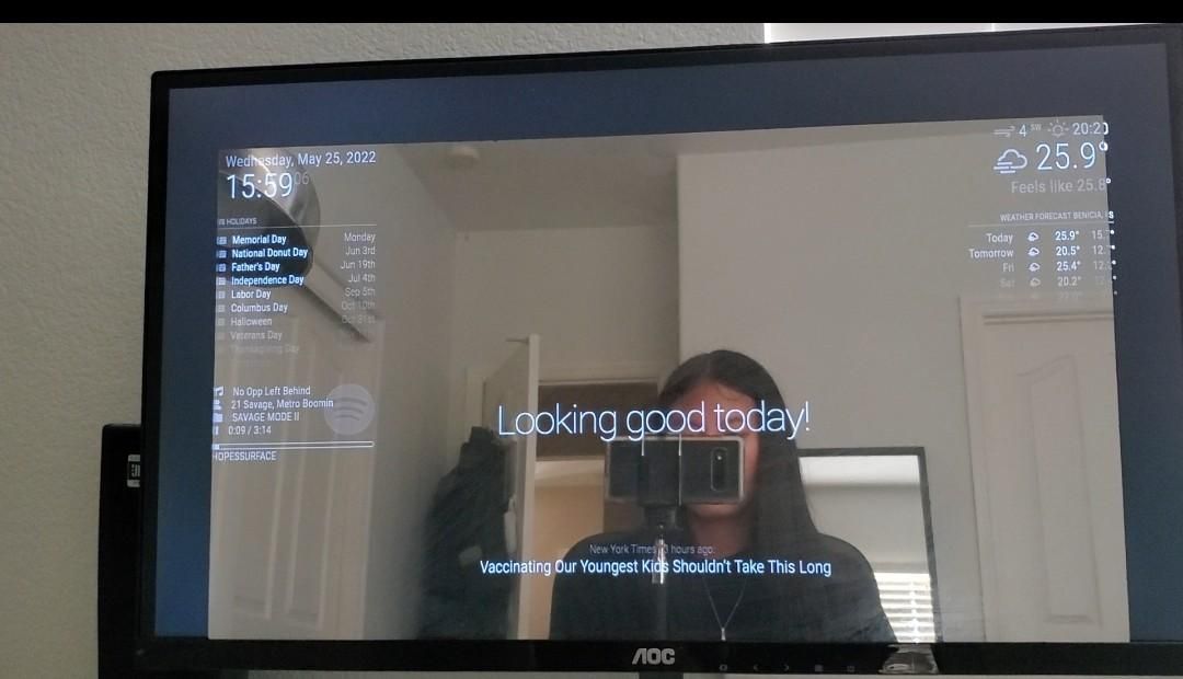 Raspberry Pi Smart Mirror Build : 6 Steps - Instructables