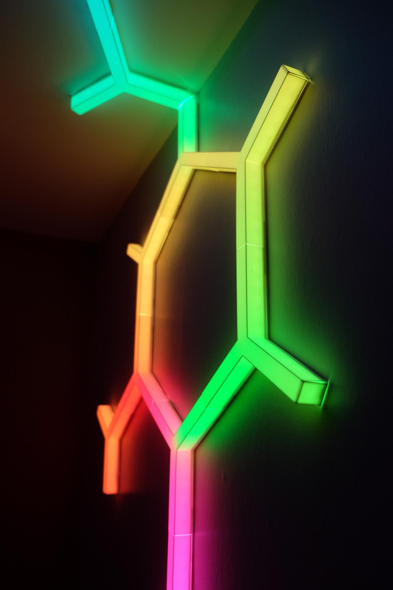 HEXA LEDs - Bluetooth Controlled Glowing Hexagons : 17 Steps (with ...