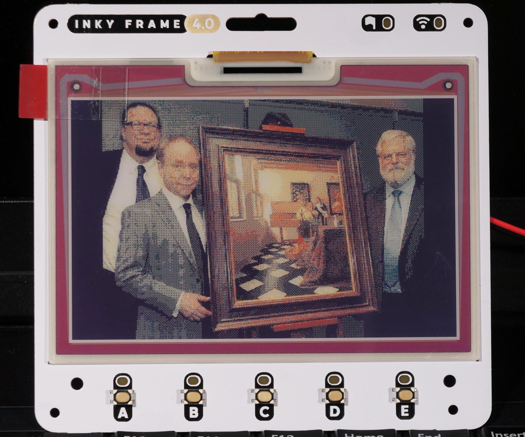 Pimoroni Inky Frame Comparison - 4 Inch Vs 5.7 Inch : 18 Steps (with ...