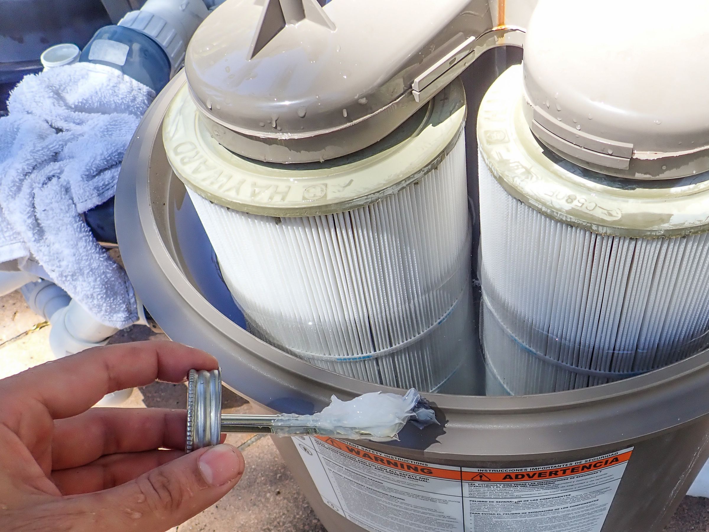 How to Clean a Pool Cartridge Filter System : 15 Steps (with Pictures ...