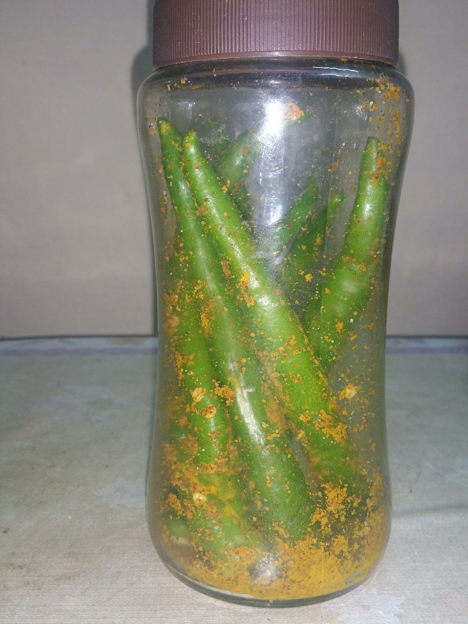 Citrus & Spicy Pickled Chillies- Oilfree & Easy : 5 Steps (with ...