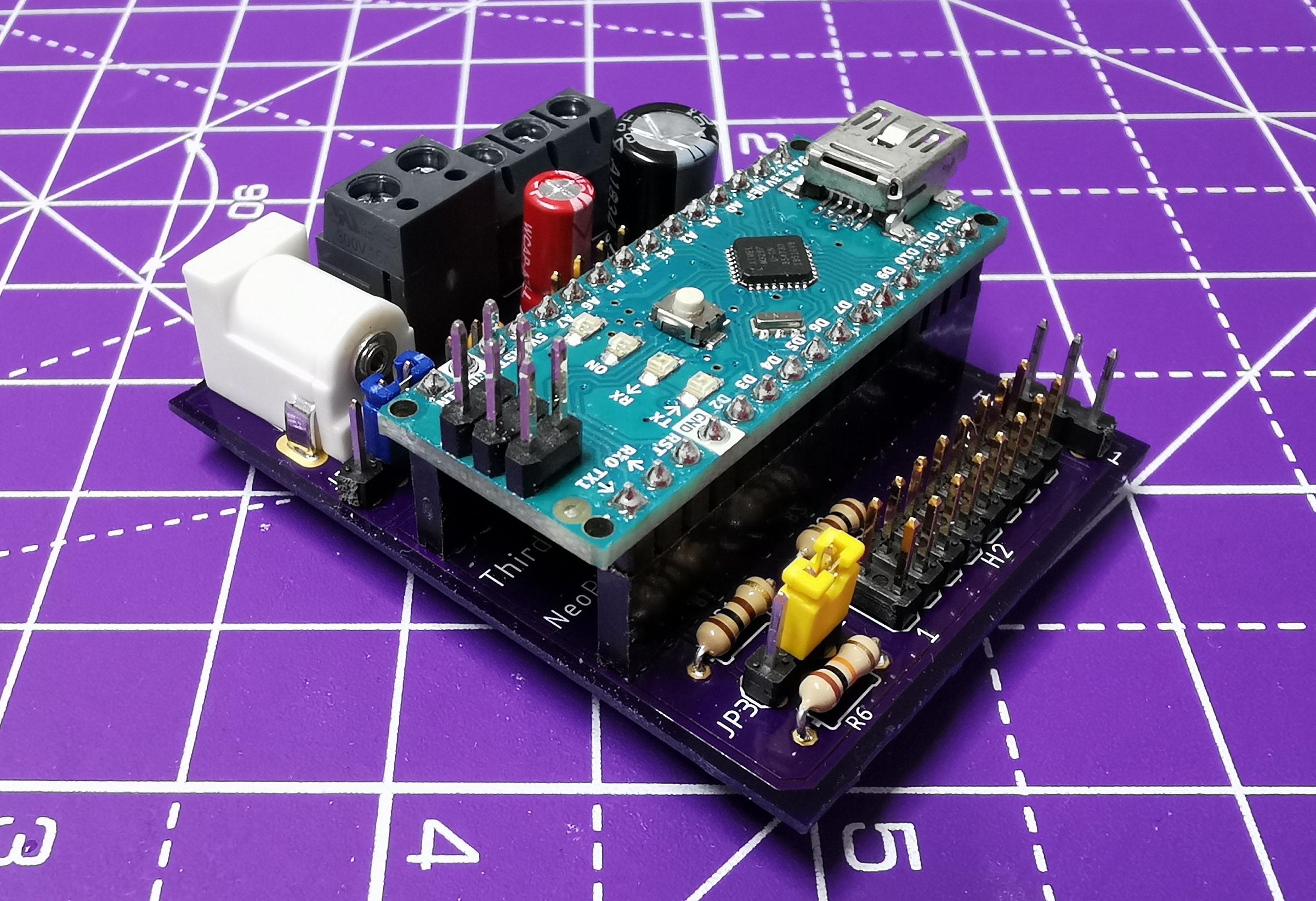 Arduino Nano NeoPixel Shield With Integrated RTC : 5 Steps - Instructables