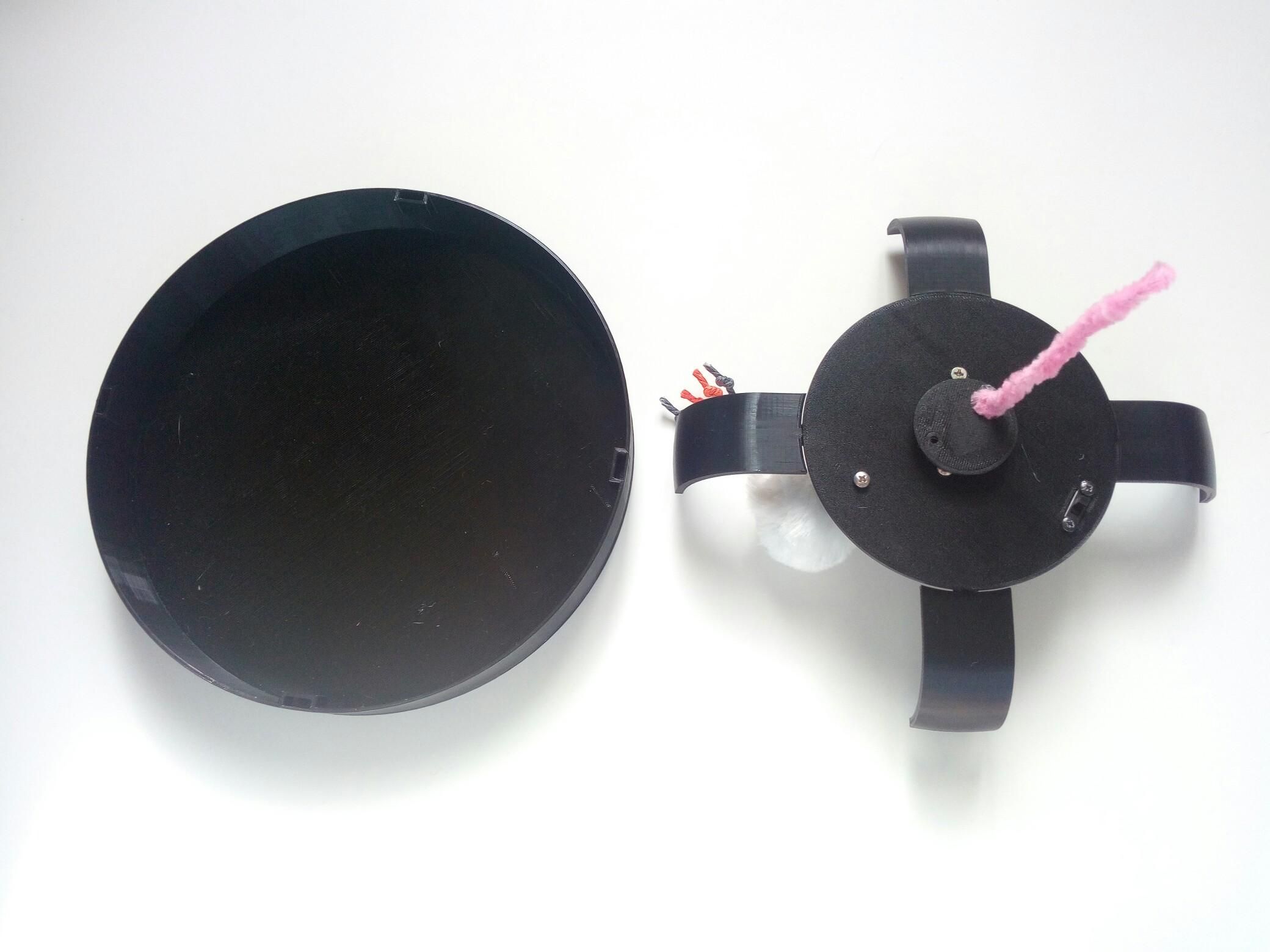 3D Printed Interactive Cat Toy (9V Battery Powered) : 4 Steps (with ...