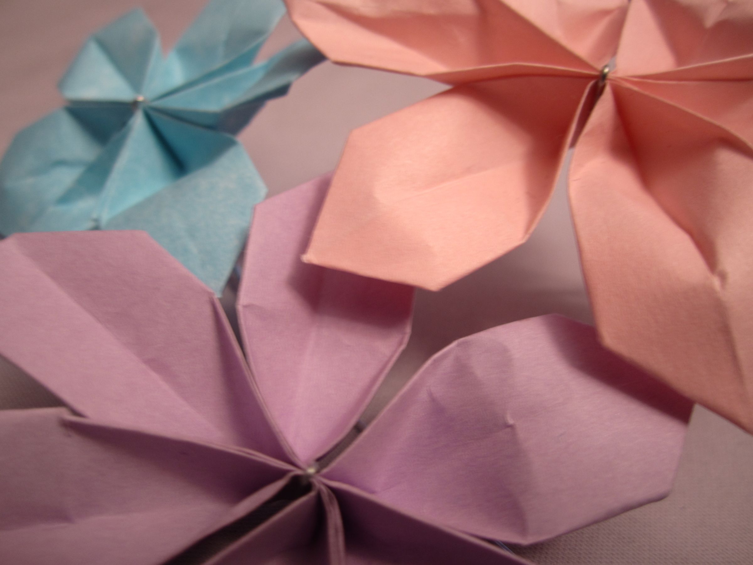 Sticky Note Origami Flower