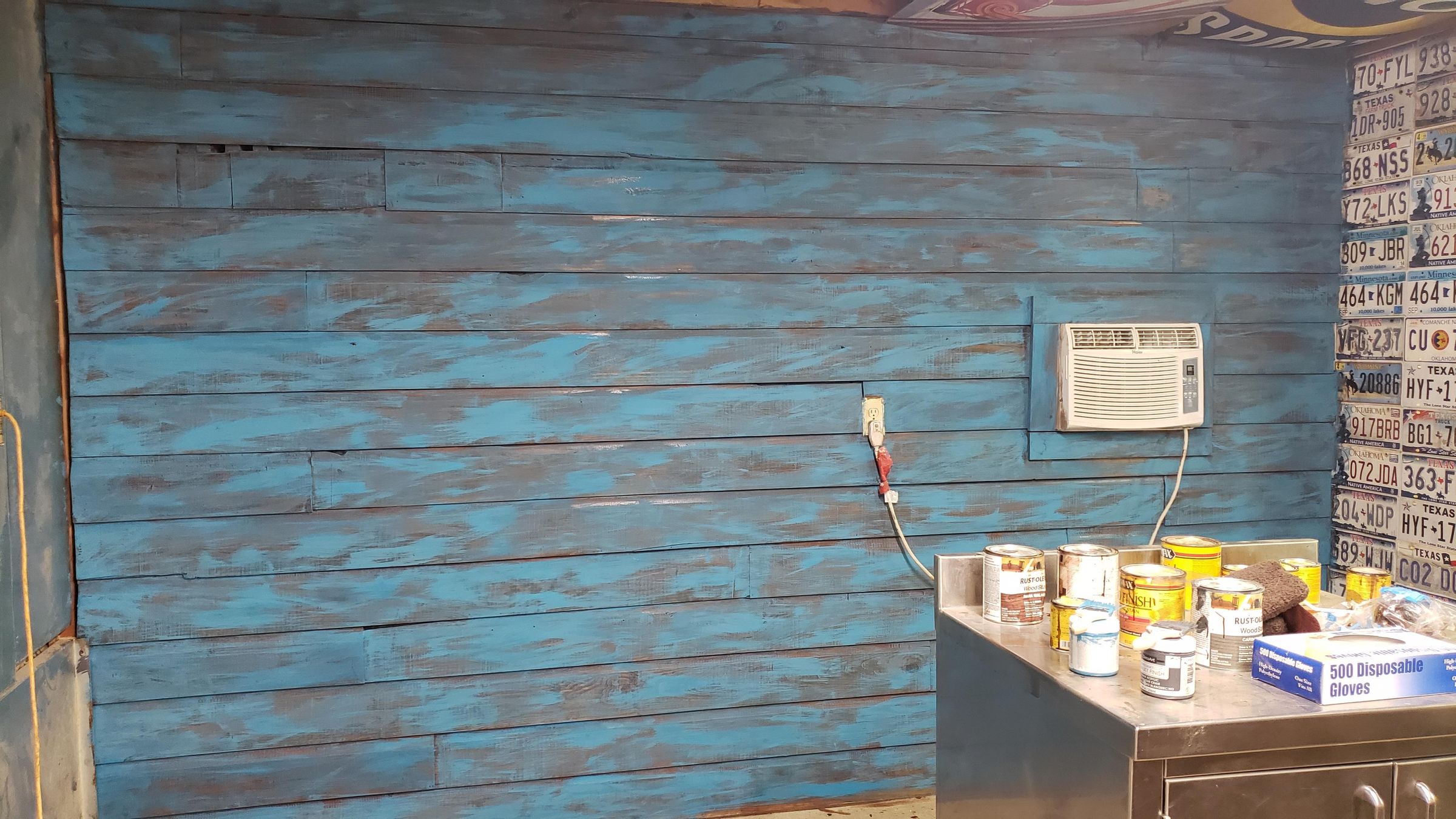 Rust Accent Wall