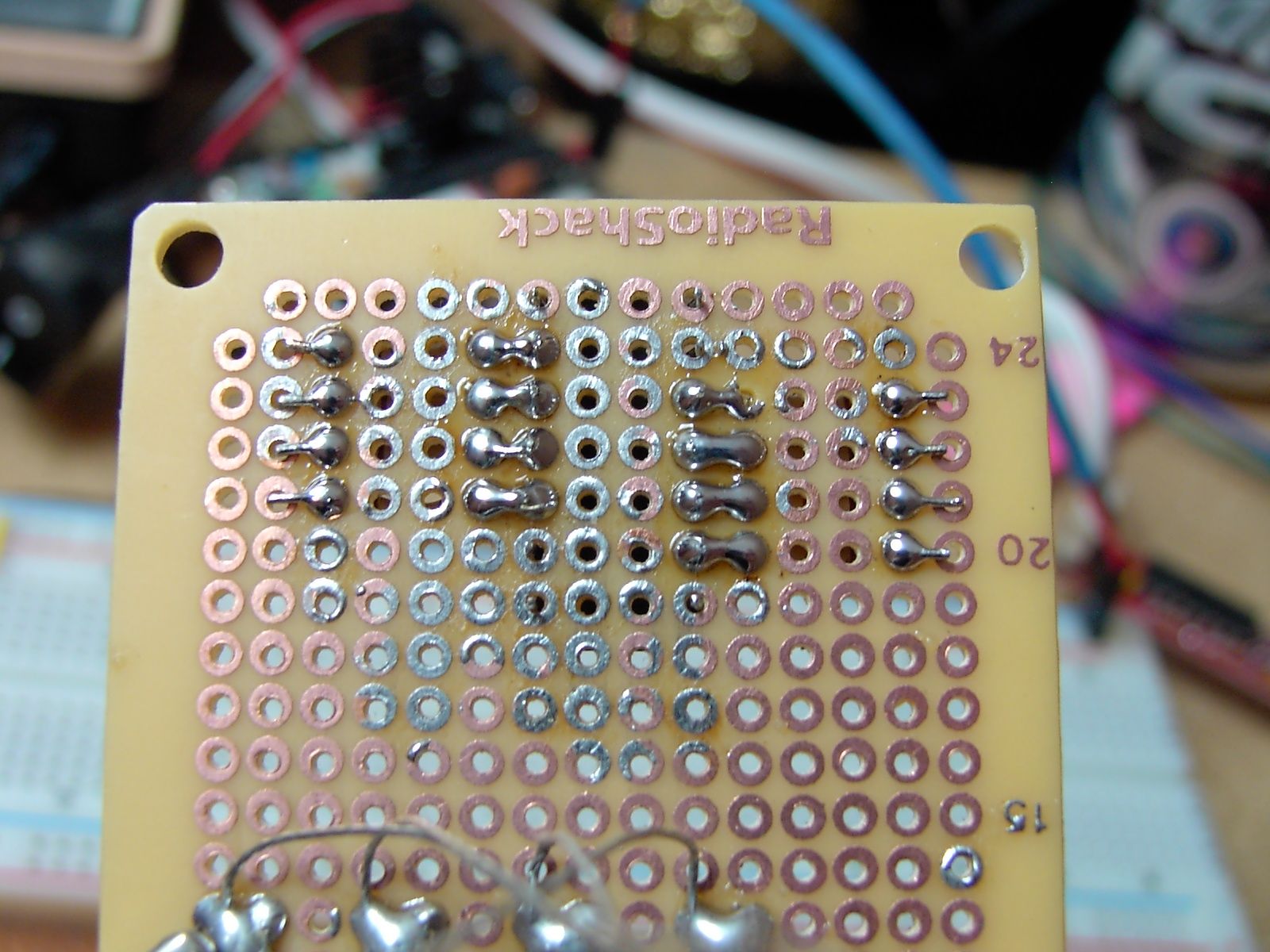 Single Chip, 2 Wire 4x4 LED Matrix - Instructables