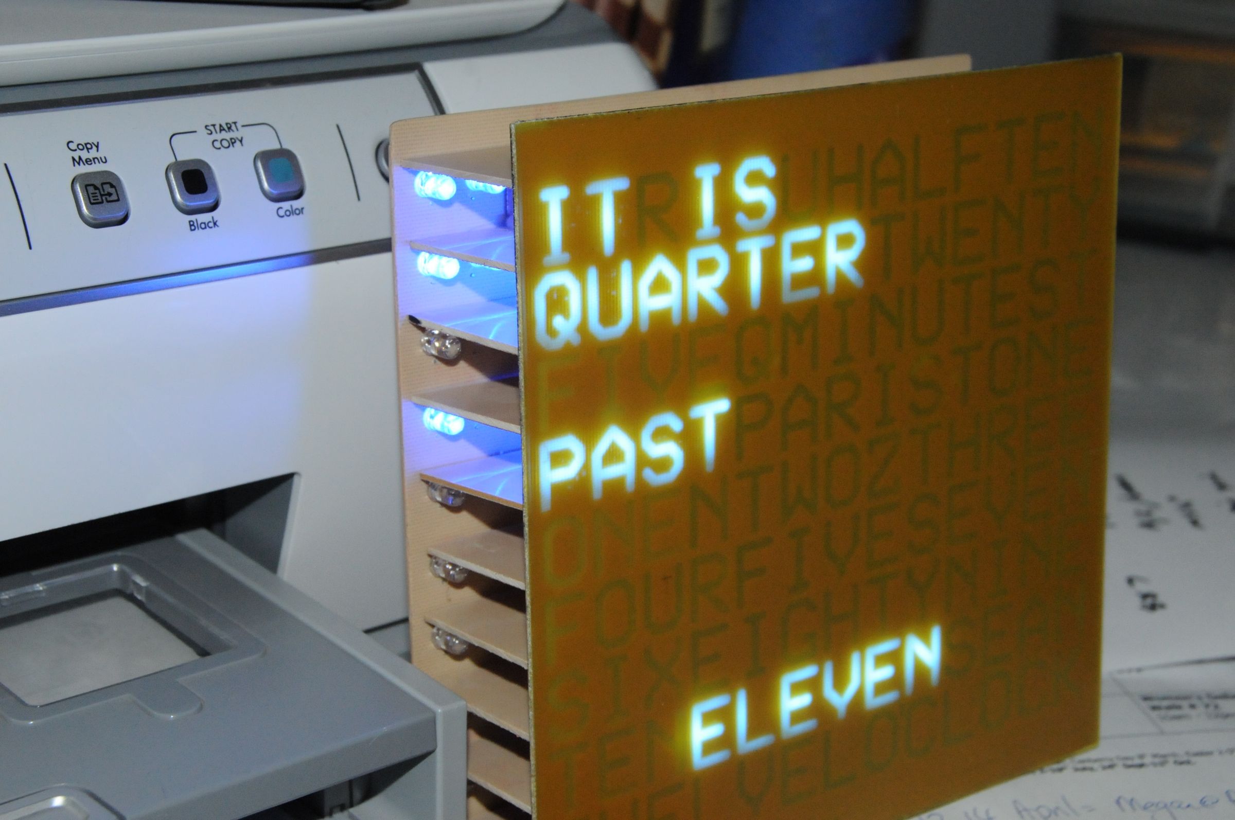 A Word Clock : 8 Steps (with Pictures) - Instructables