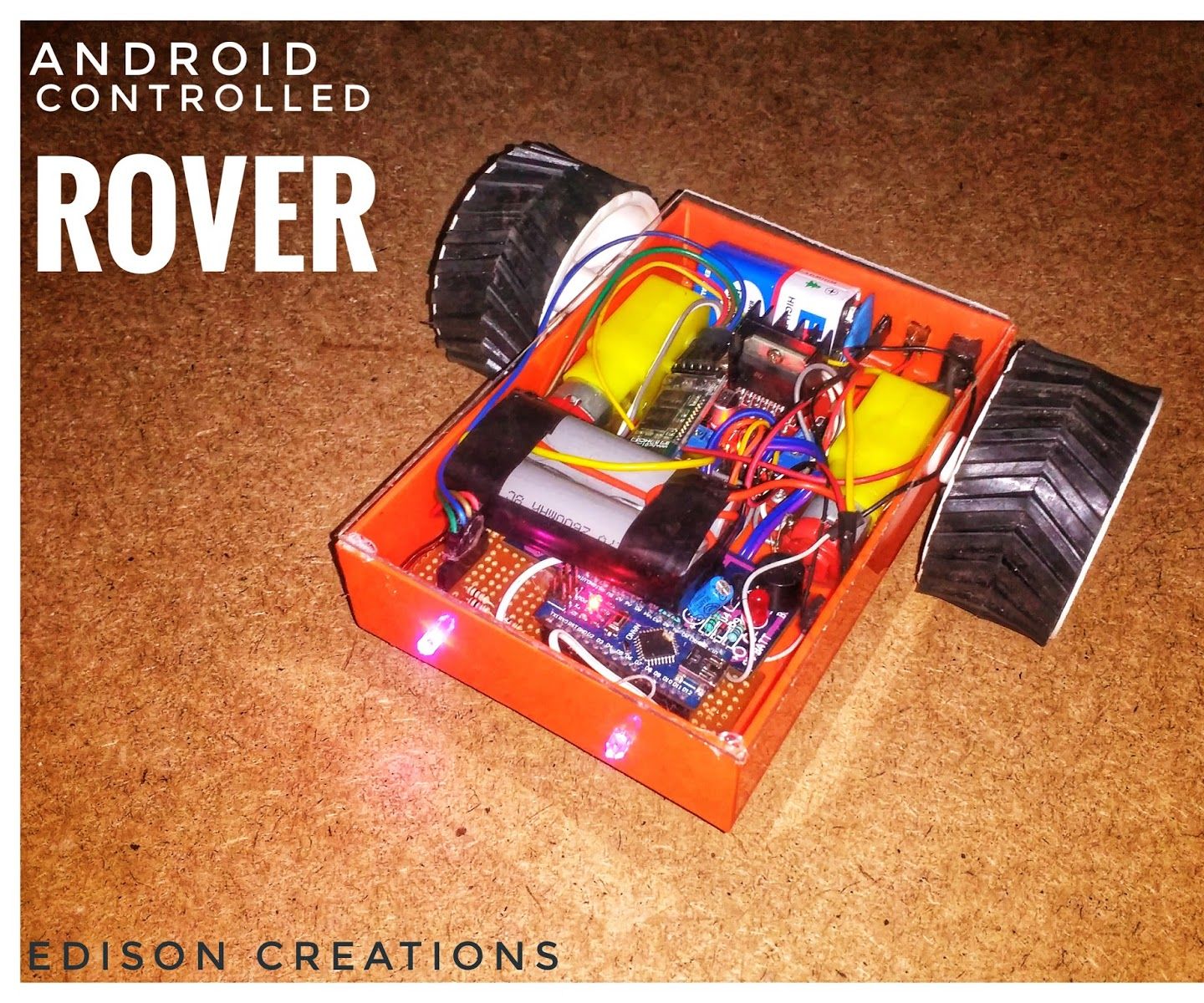 How to Make a Android Controlled Rover : 8 Steps (with Pictures) - Instructables