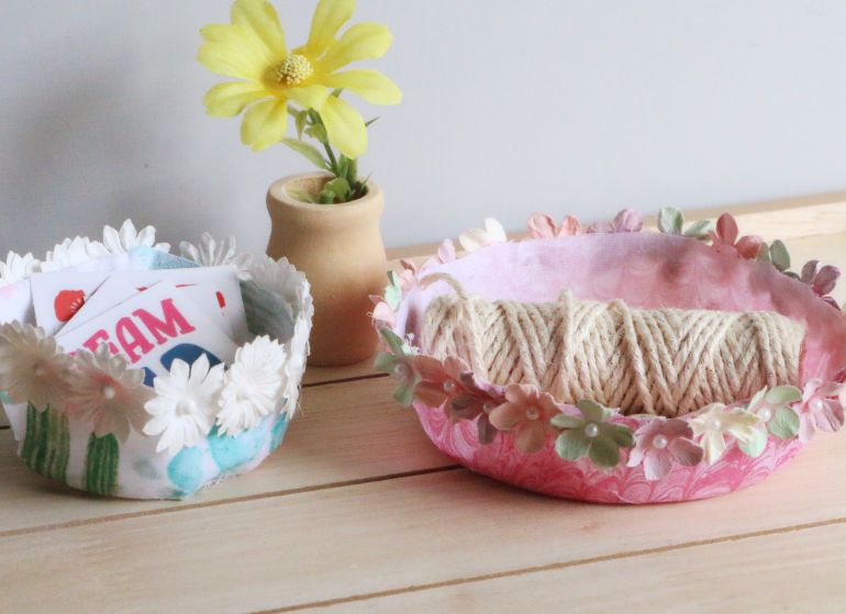 Crafting Chic Fabric Bowls: Stylish Storage Made Simple! : 8 Steps ...